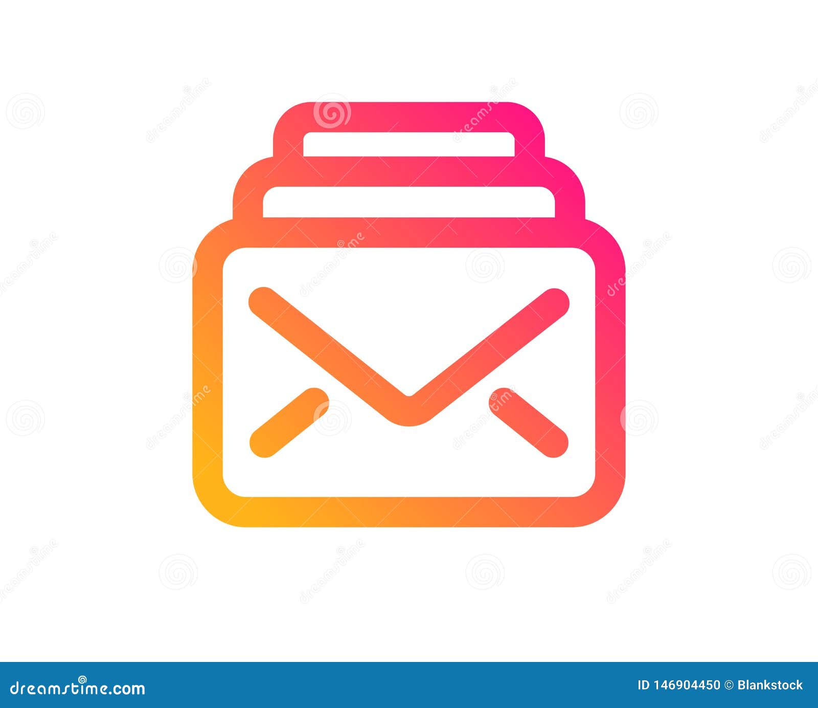 Mail Icon. New Messages Correspondence Sign. Vector Stock Vector ...