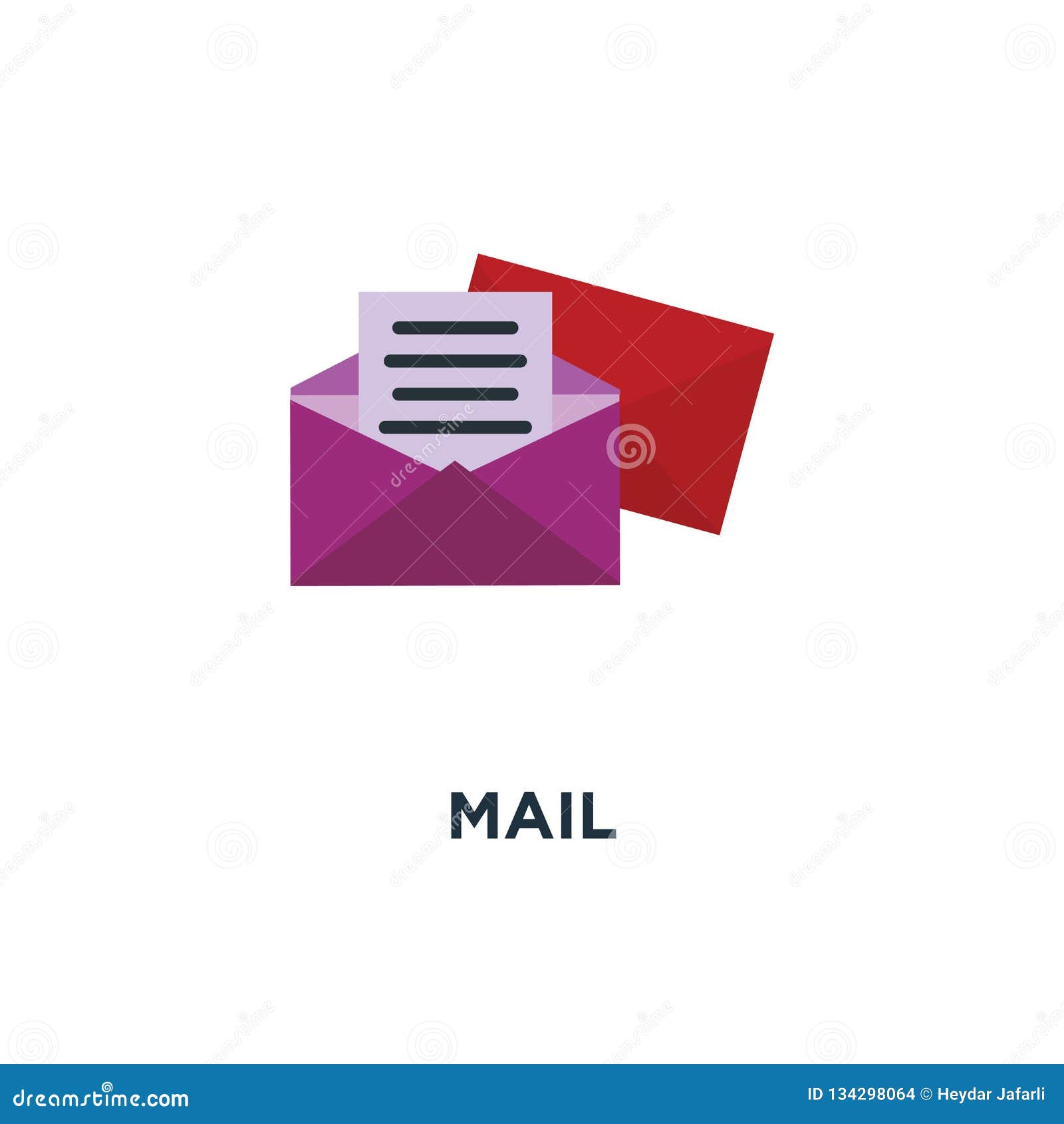 Mail Icon. Send Email Concept Symbol Design, Envelope, Message S Stock ...