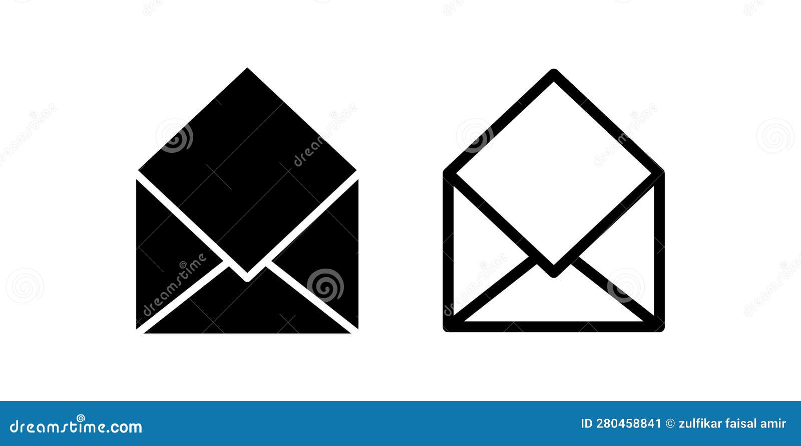 Mail Icon . Email Icon Vector. E-mail Icon. Envelope Illustration Stock ...