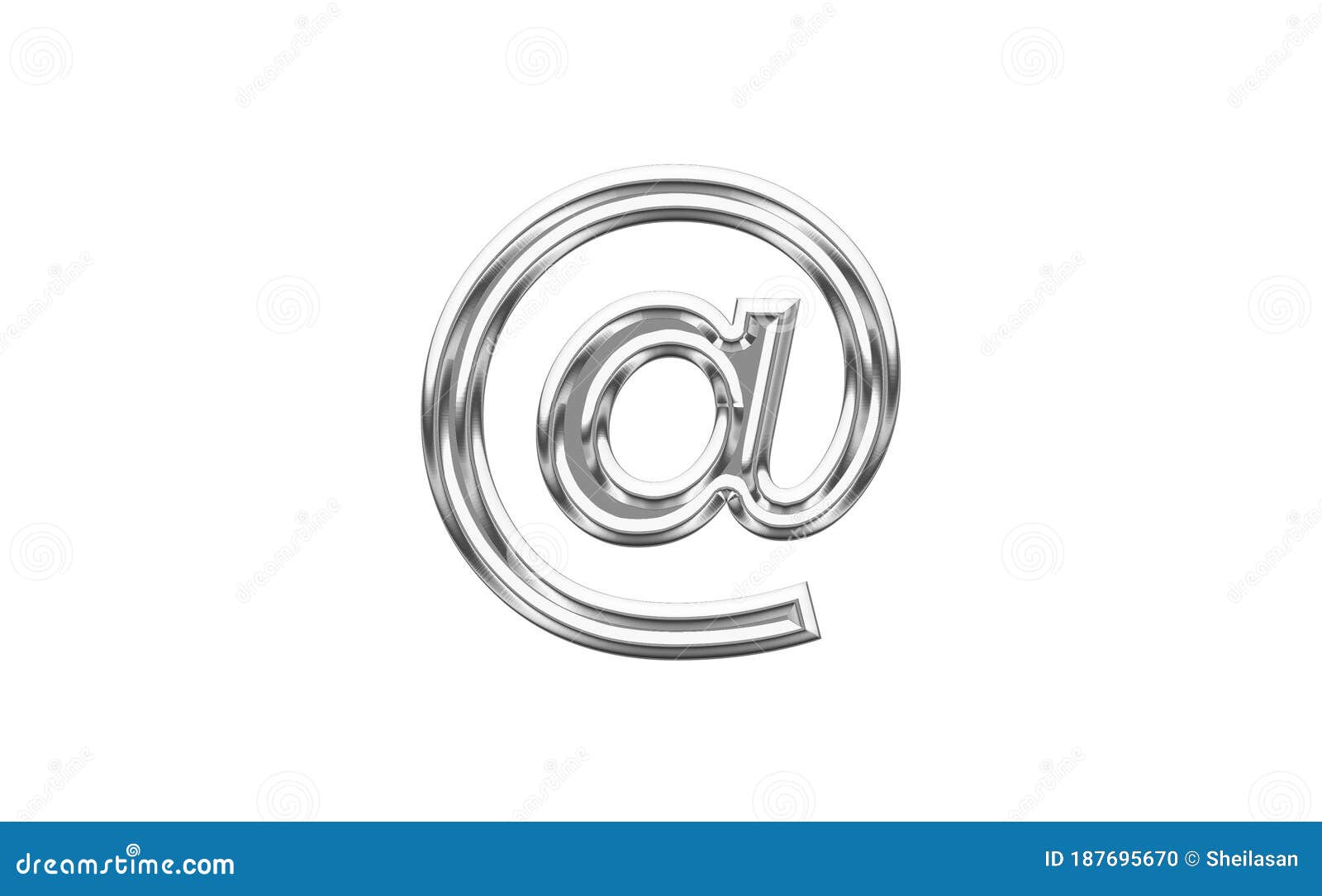 Mail icon silver stock illustration. Illustration of borboletas - 187695670