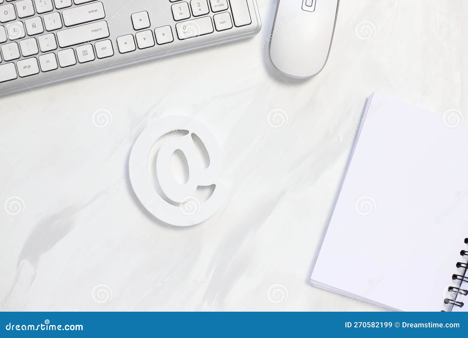 Mail Icon, at Symbol for Email Address Stock Image - Image of mail ...