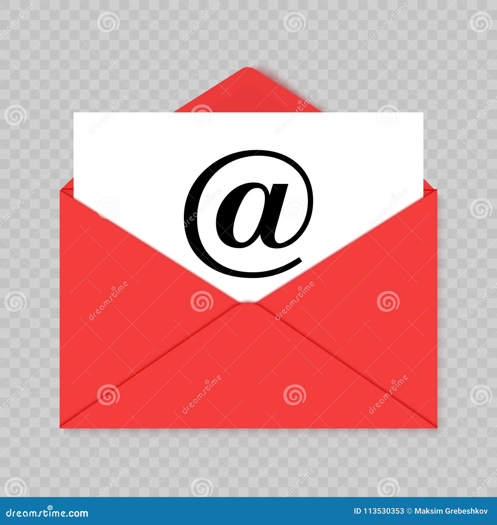 Mail icon vector stock vector. Illustration of contour - 113530353