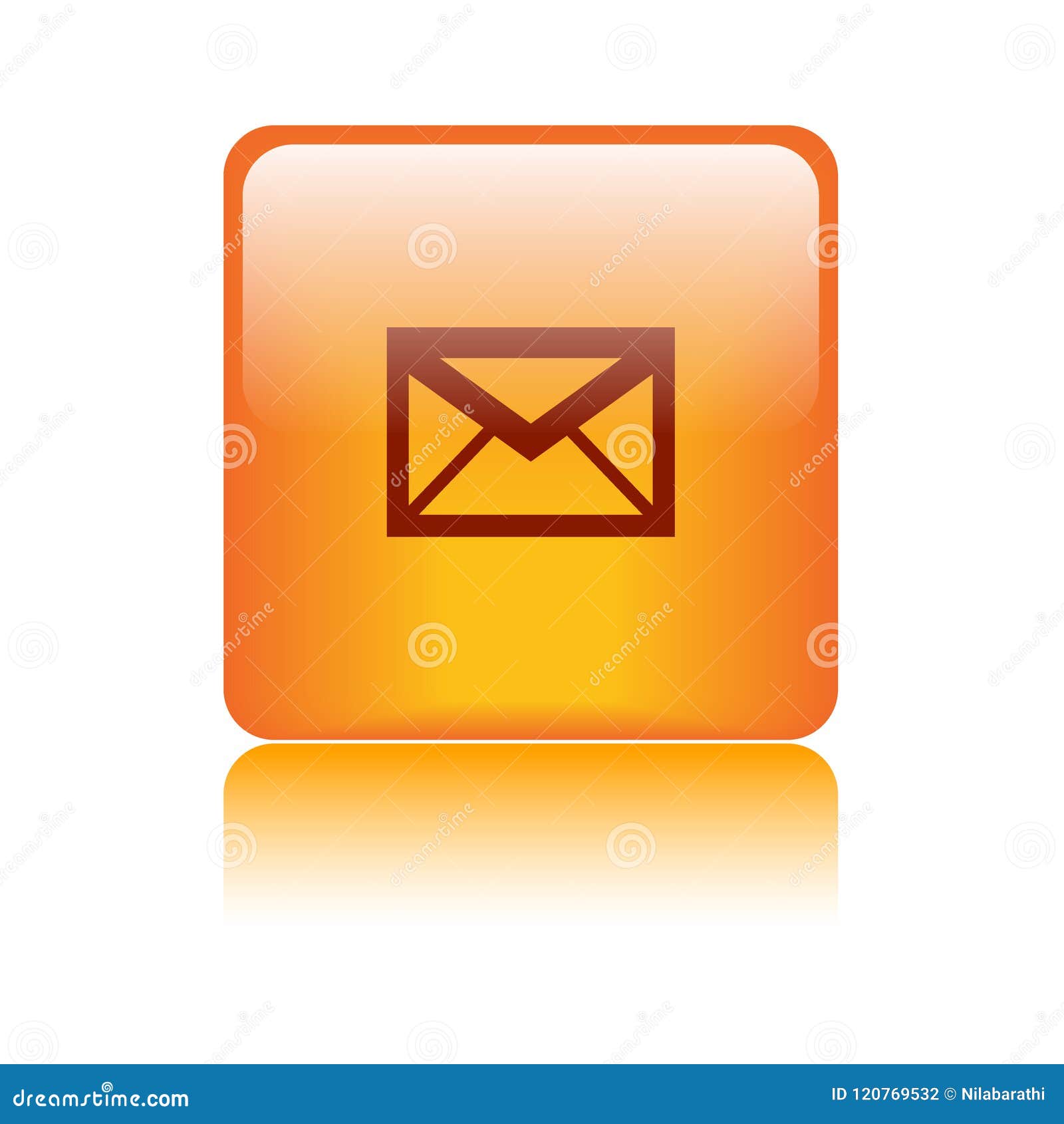 Mail icon web button round stock illustration. Illustration of help ...