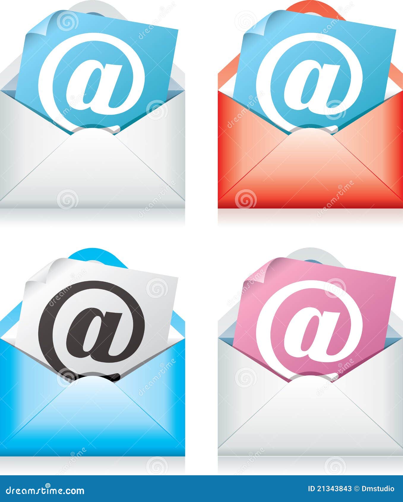 Mail icons stock vector. Illustration of mail, office - 21343843