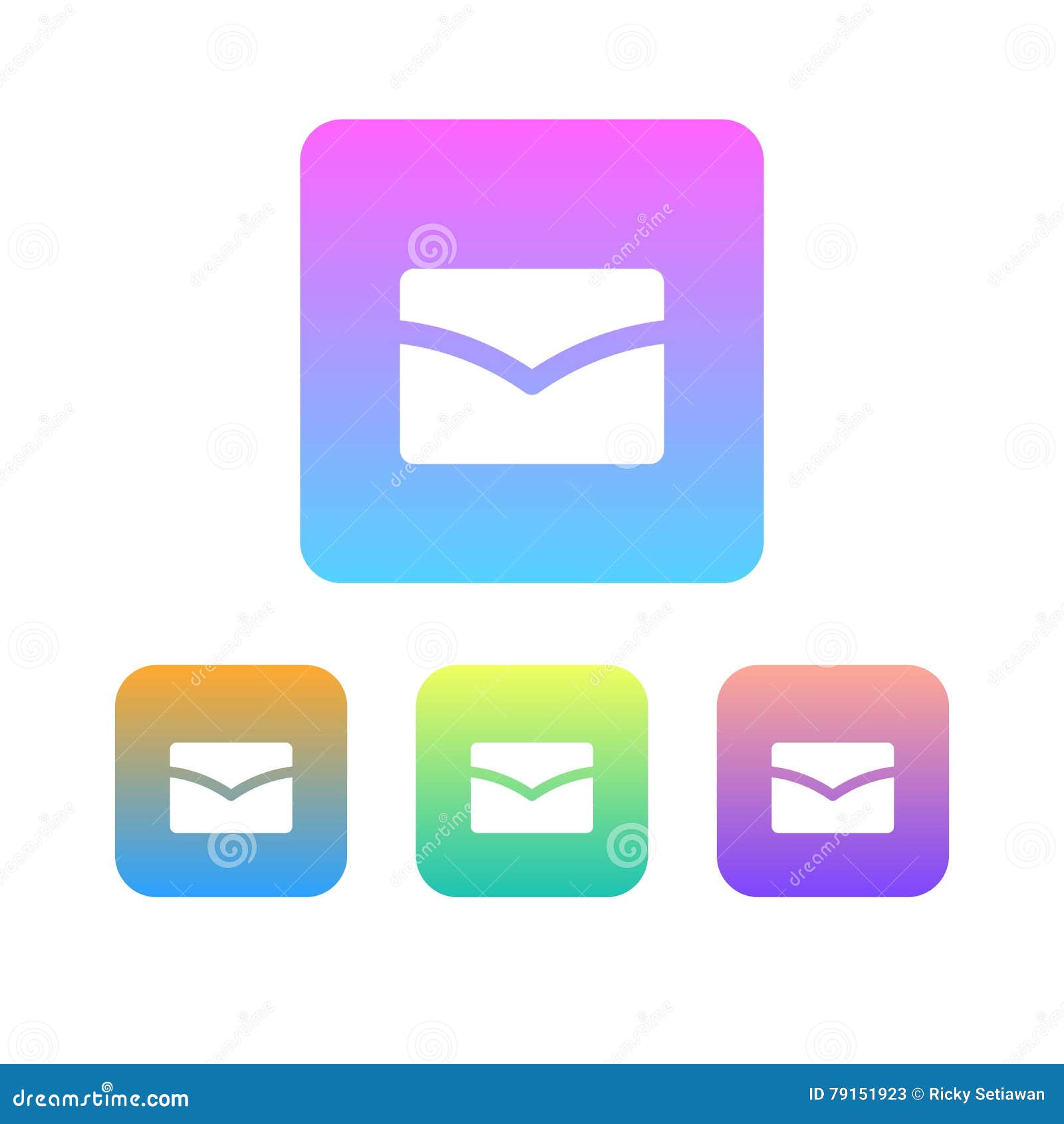 Mail Logo or Icon stock illustration. Illustration of phone - 79151923