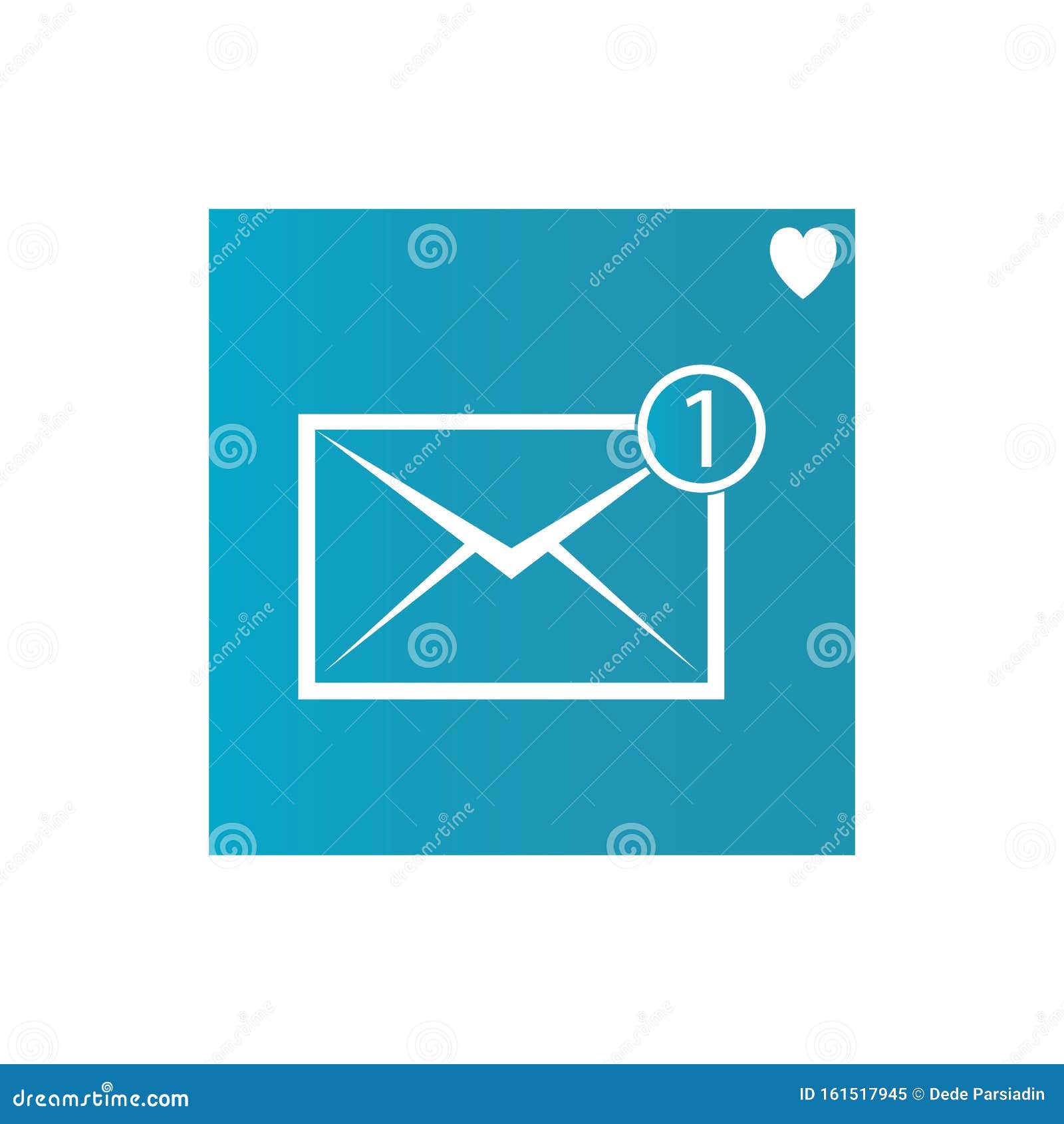Mail stock vector. Illustration of message, receiving - 161517945