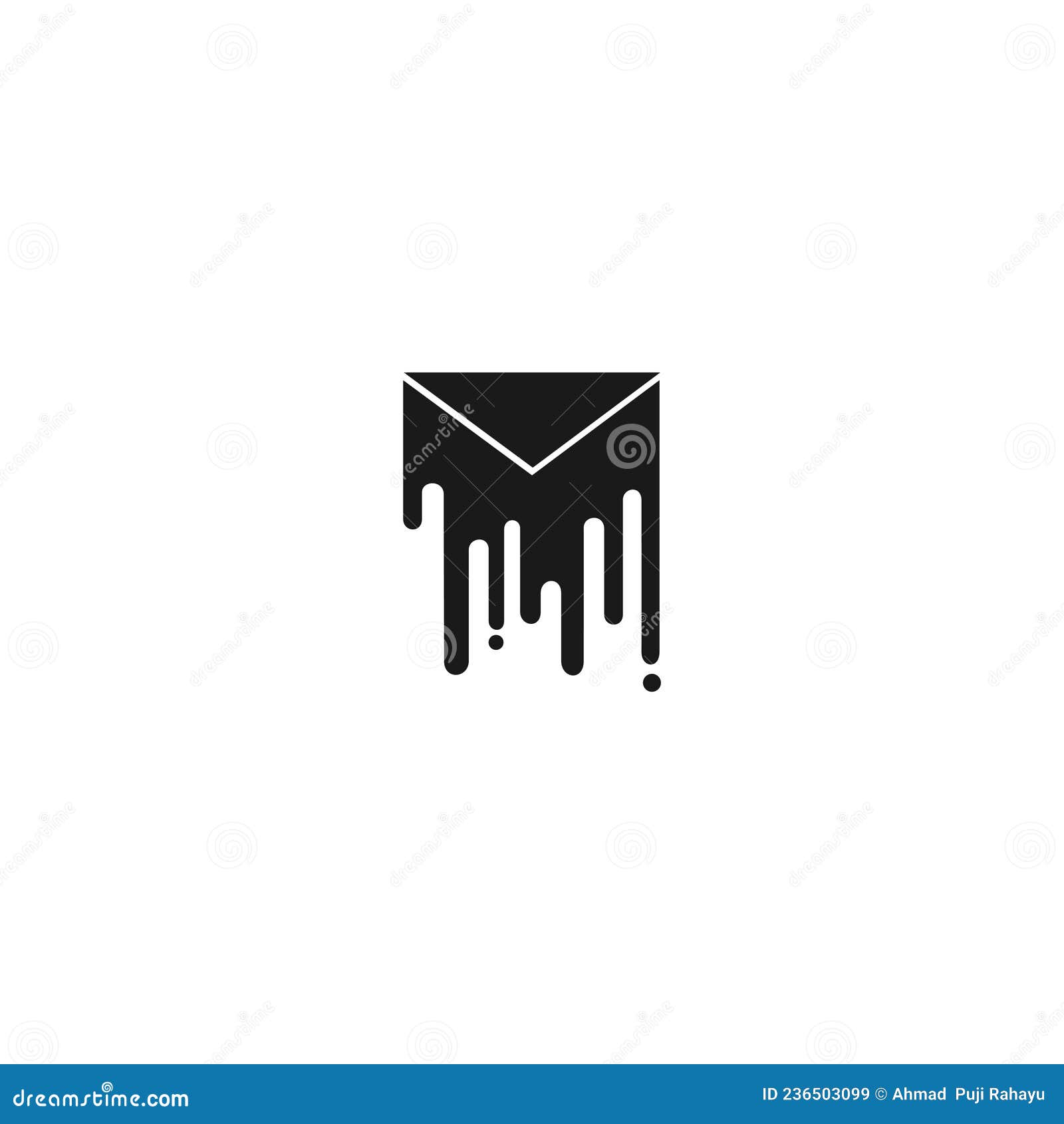 Mail Message Melt Logo Symbol Icon Vector Graphic Design Illustration ...