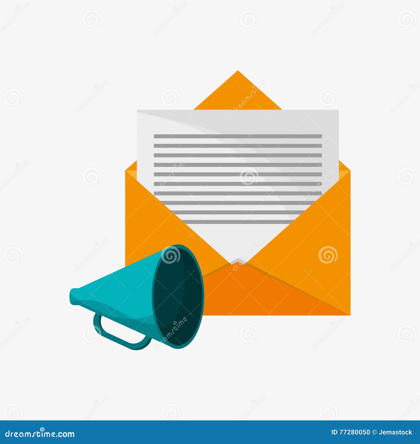 Mail Messaging Related Icons Stock Vector - Illustration of paper ...