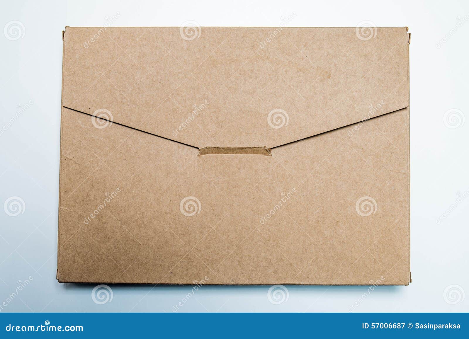 Mail Package, Made of Recycle Paper Stock Image - Image of isolated ...