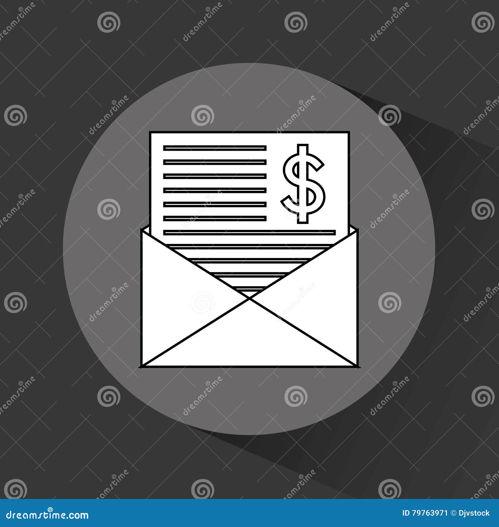 Mail payment service stock vector. Illustration of email - 79763971