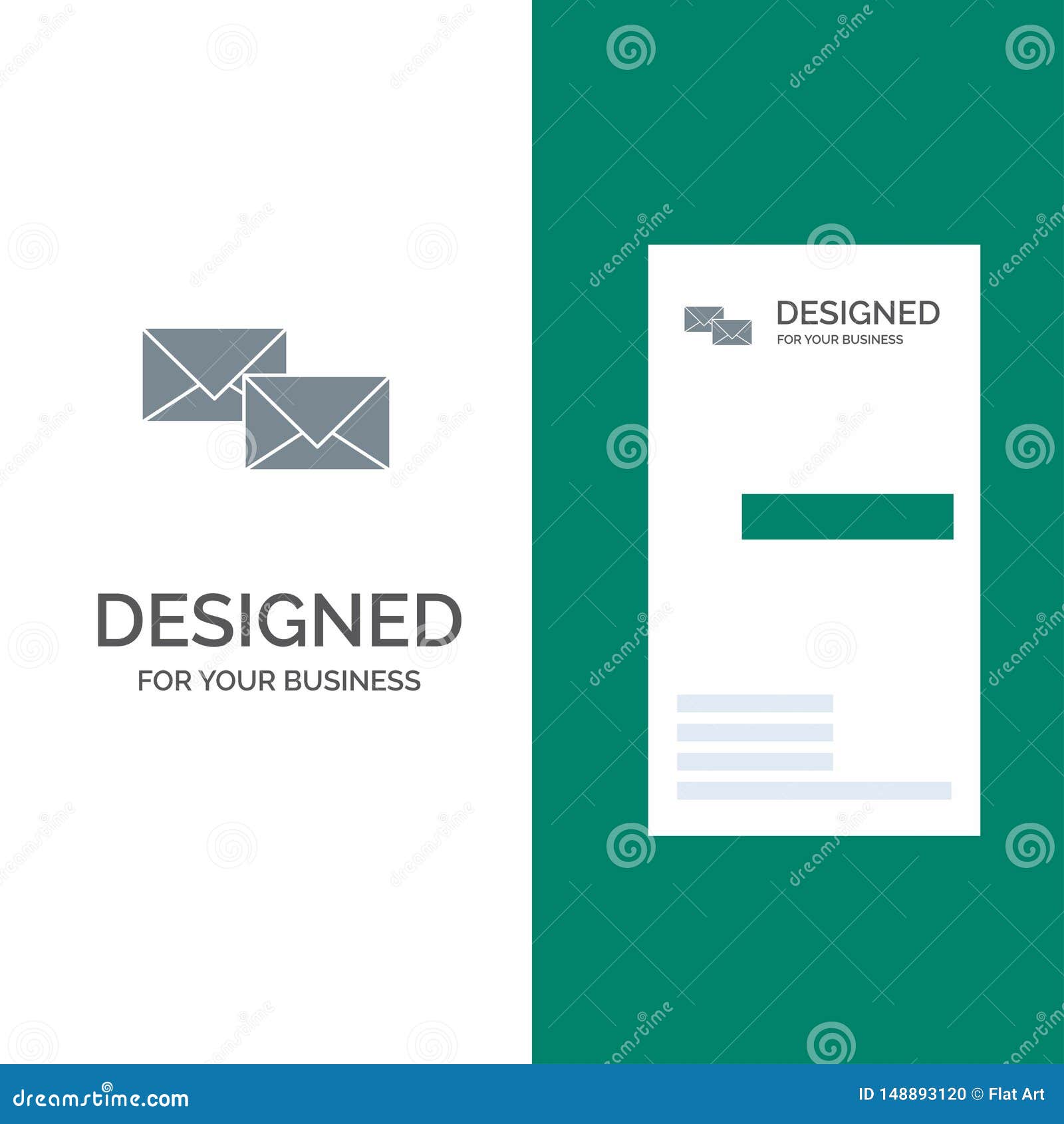 Mail, Reply, Forward, Business, Correspondence, Letter Grey Logo Design ...