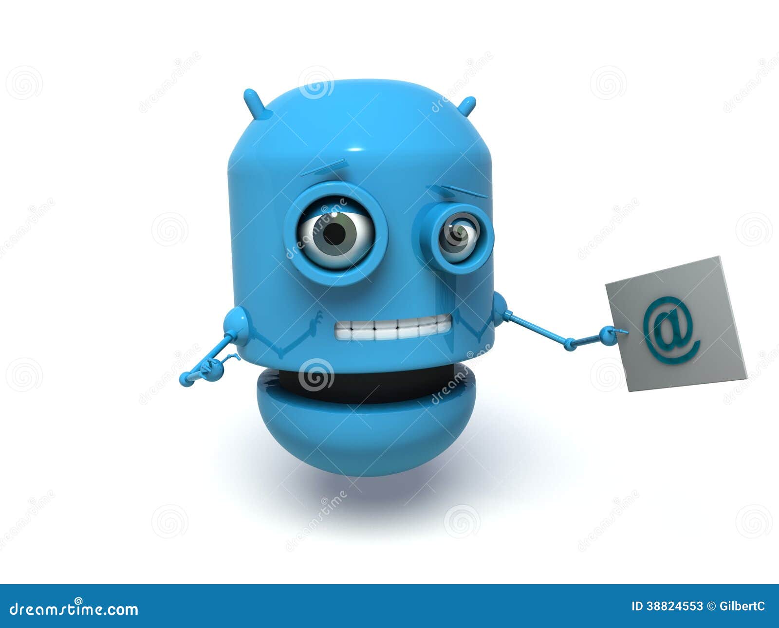 MAil Robot stock illustration. Illustration of mail, communication ...