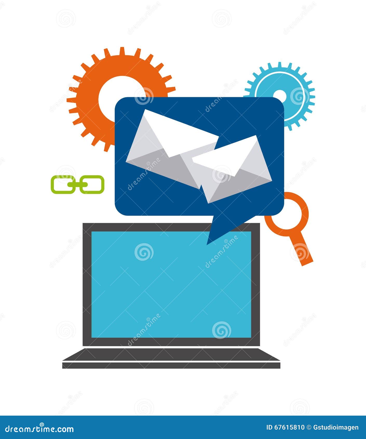 Mail send design stock vector. Illustration of receive - 67615810