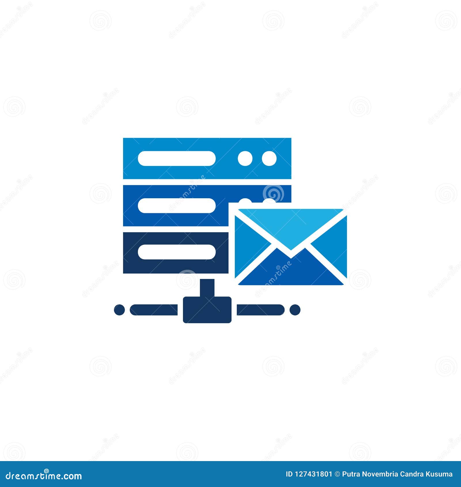 Mail Server Logo Icon Design Ilustración del Vector - Ilustración de ...