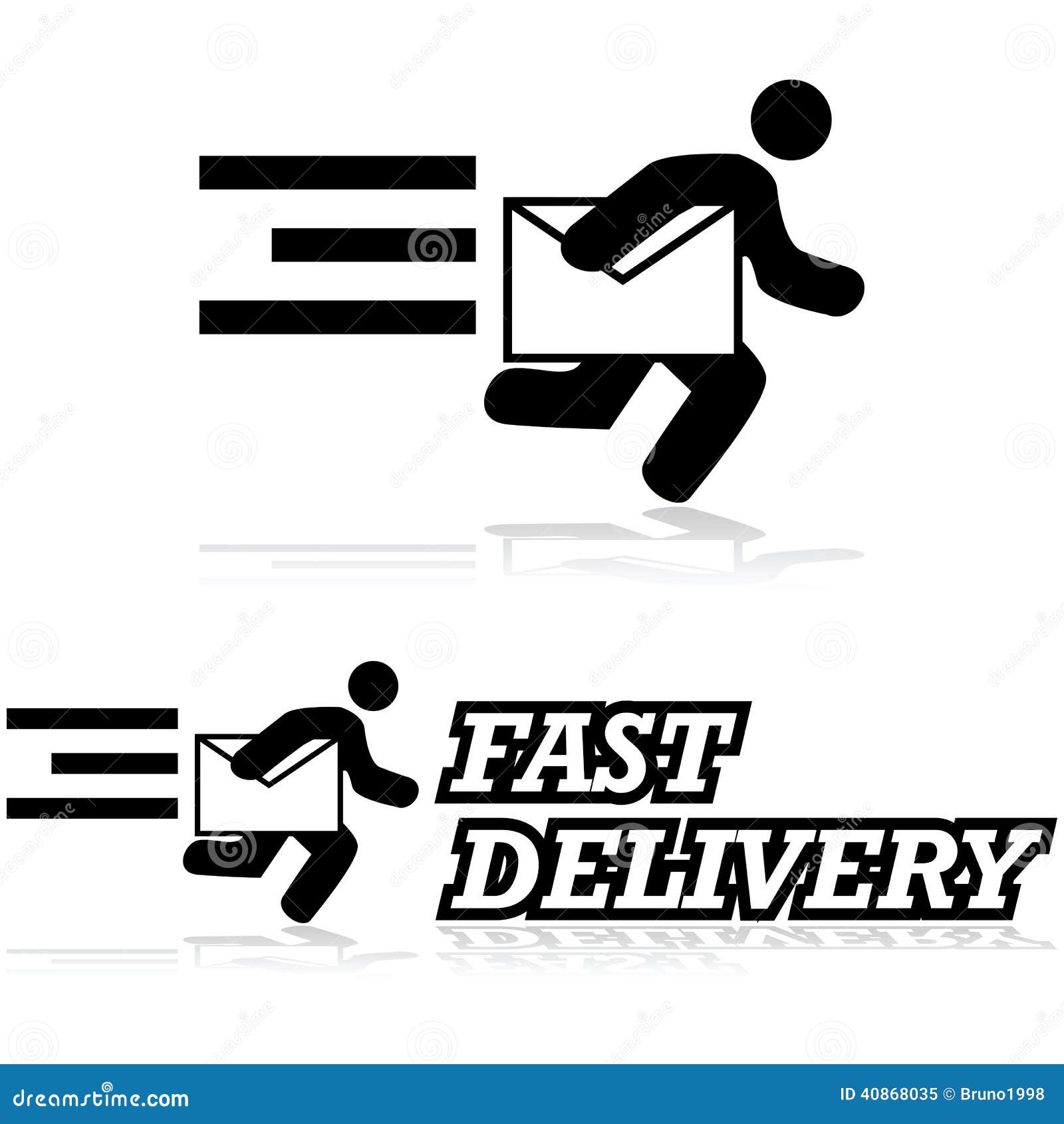 Mail service stock vector. Illustration of sign, graphic - 40868035