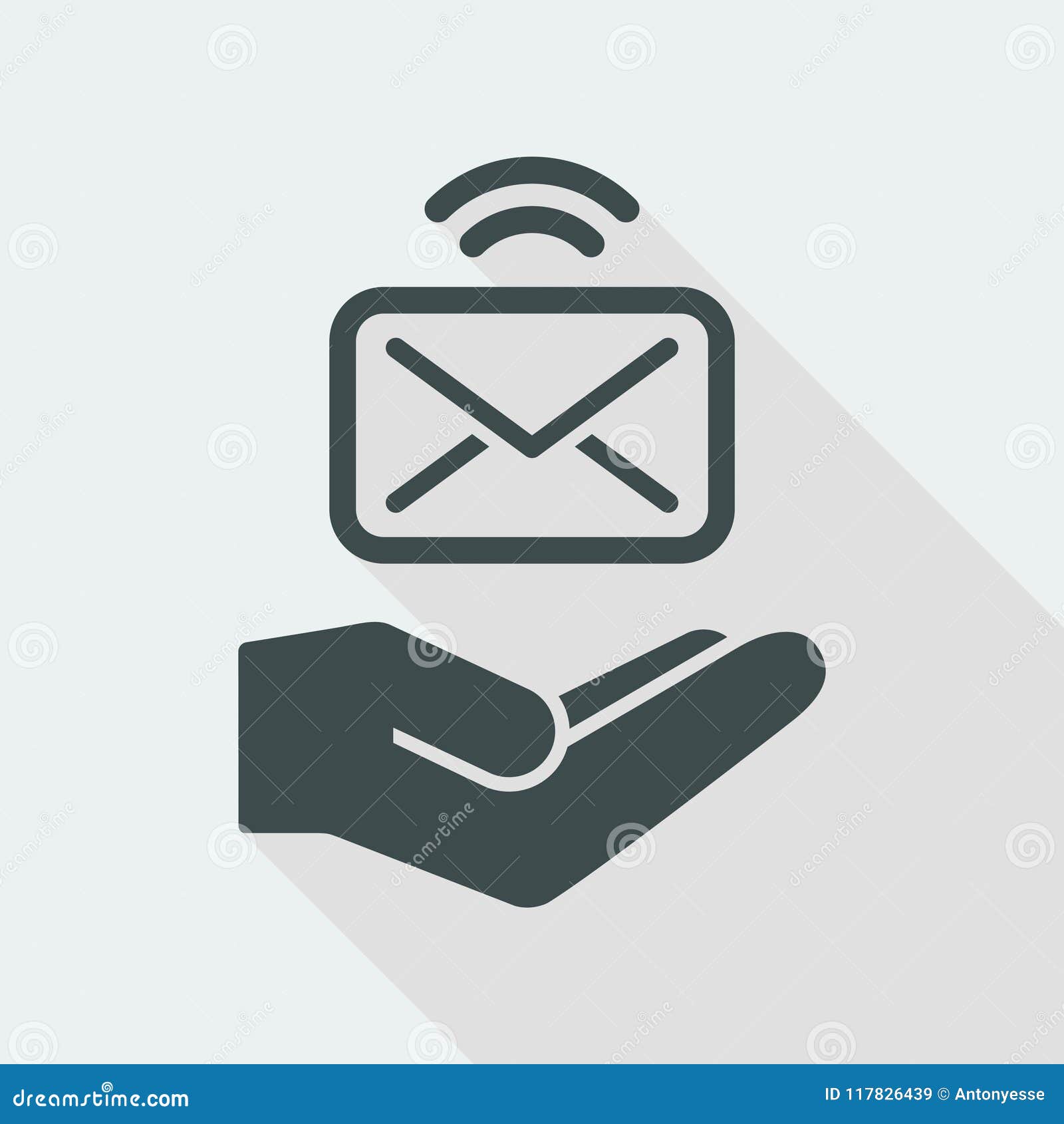 Mail Services - Minimal Vector Icon Stock Vector - Illustration of info ...