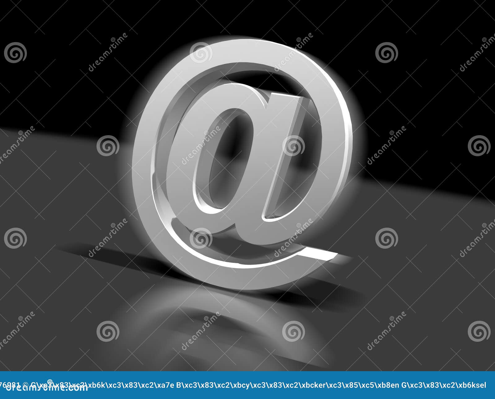 Mail At Sign Picture. Image: 4276981