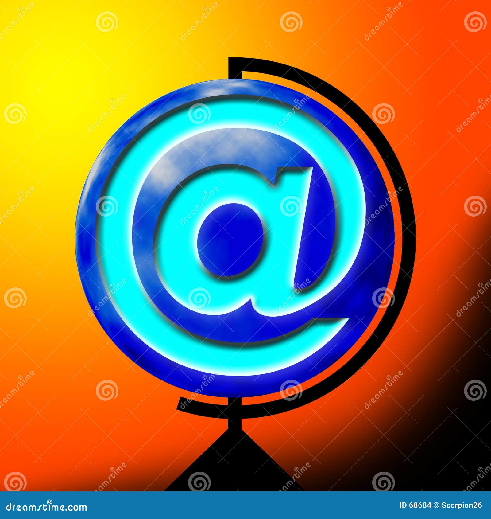 Mail sign stock illustration. Illustration of business, sign - 68684