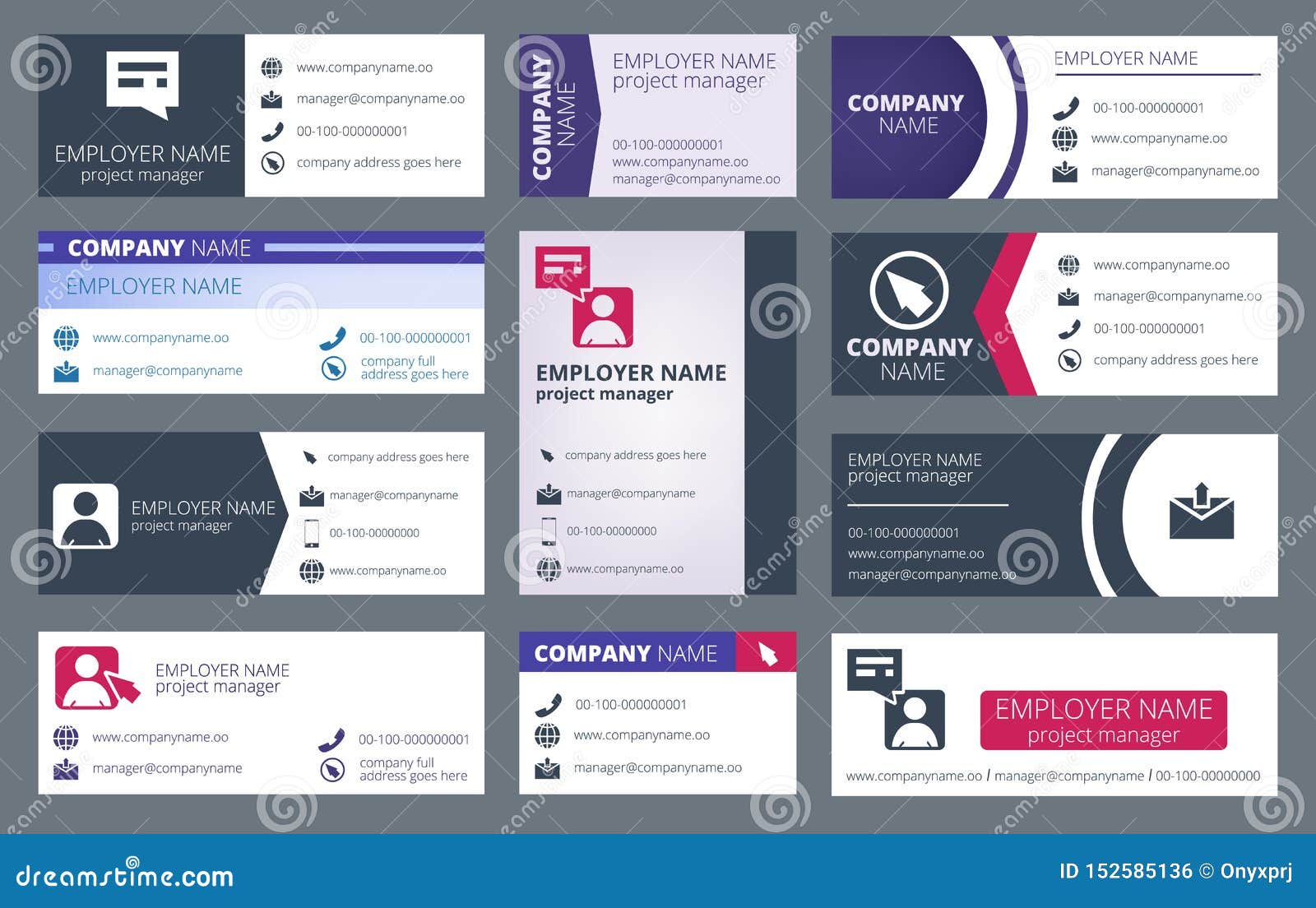 Mail Signature. Individual Text Web Mailing Interface Individualize ...