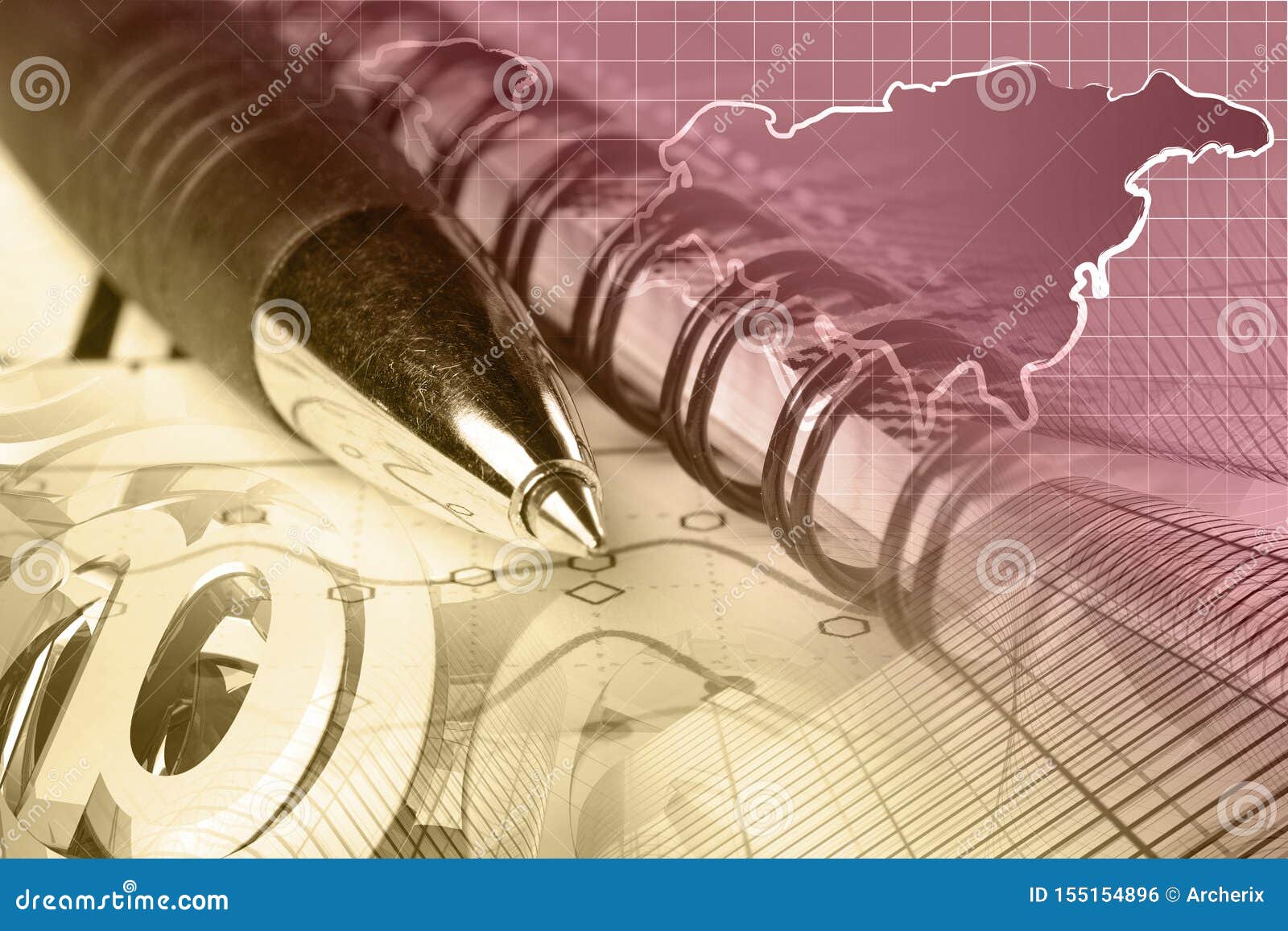 Mail signs, graph and map stock photo. Image of account - 155154896