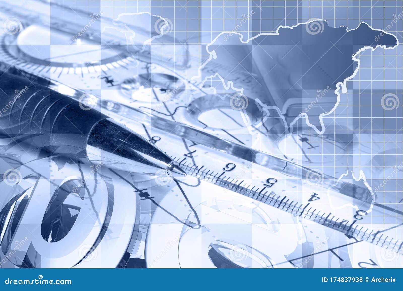 Mail Signs, Graph And Map Royalty-Free Stock Photography ...