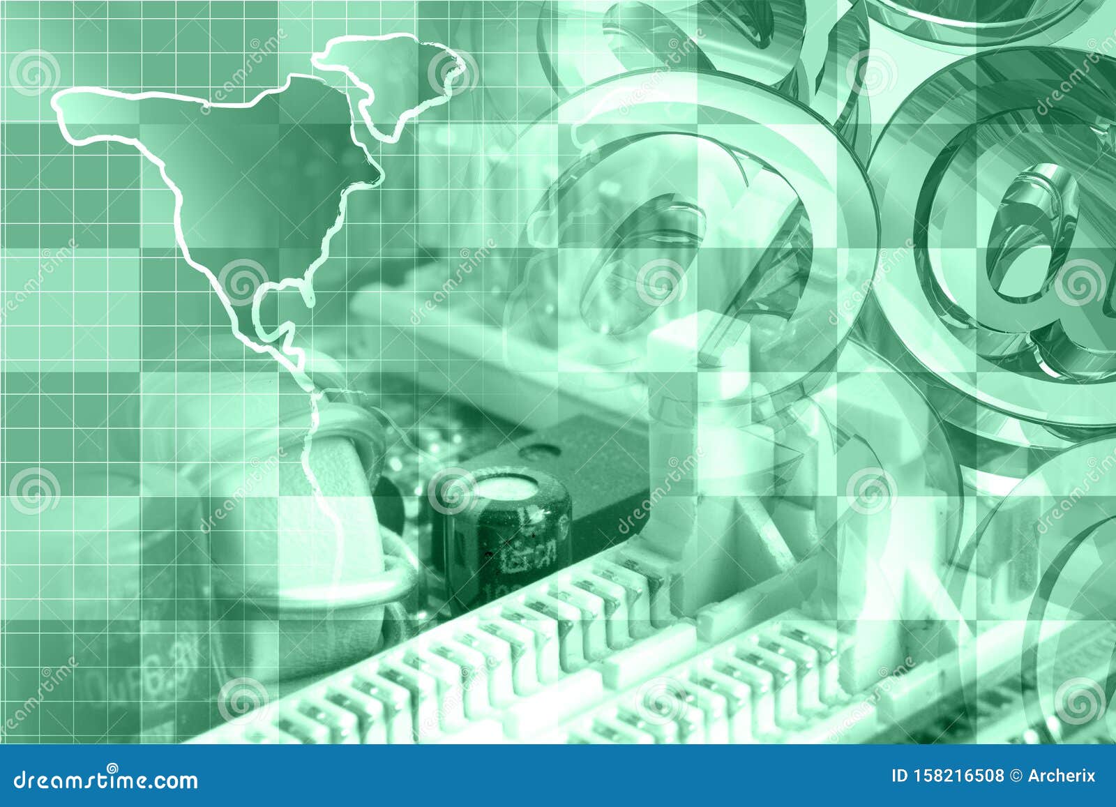 Mail Signs, Table And Map Stock Image | CartoonDealer.com #160424227