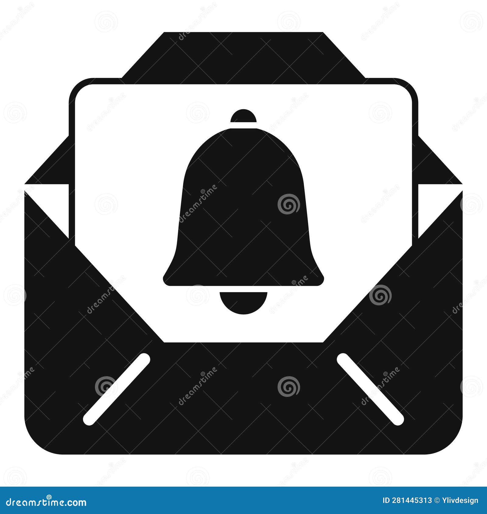 Mail Sound Icon Simple Vector. Email Message Stock Illustration ...