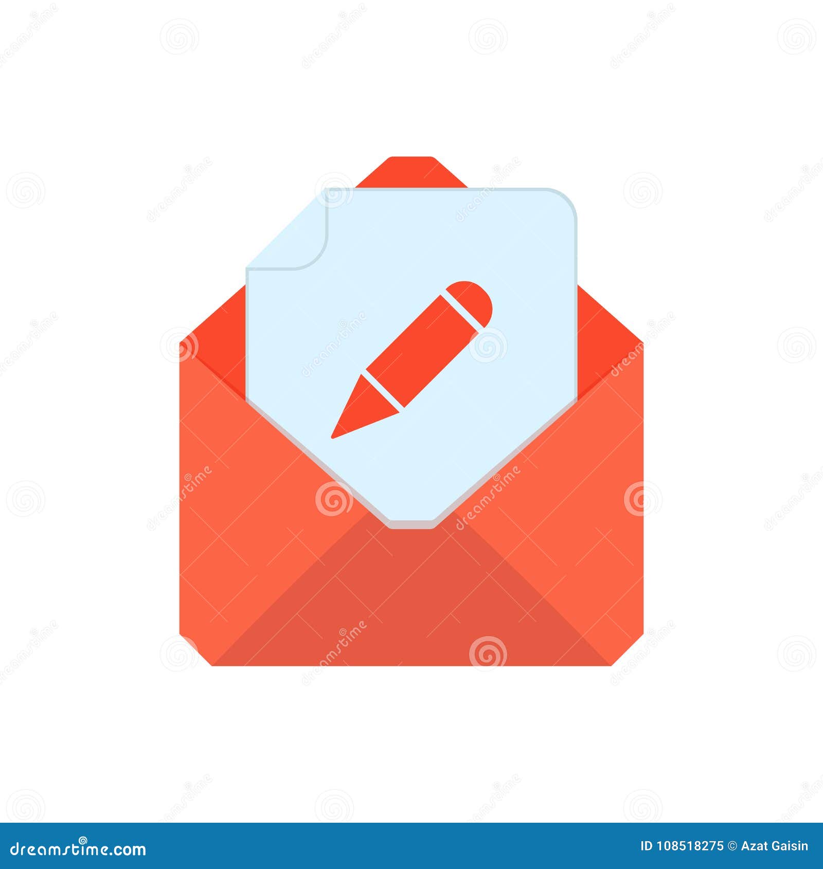 Mail Symbol. Envelope Icon. Edit Envelope Stock Vector - Illustration ...