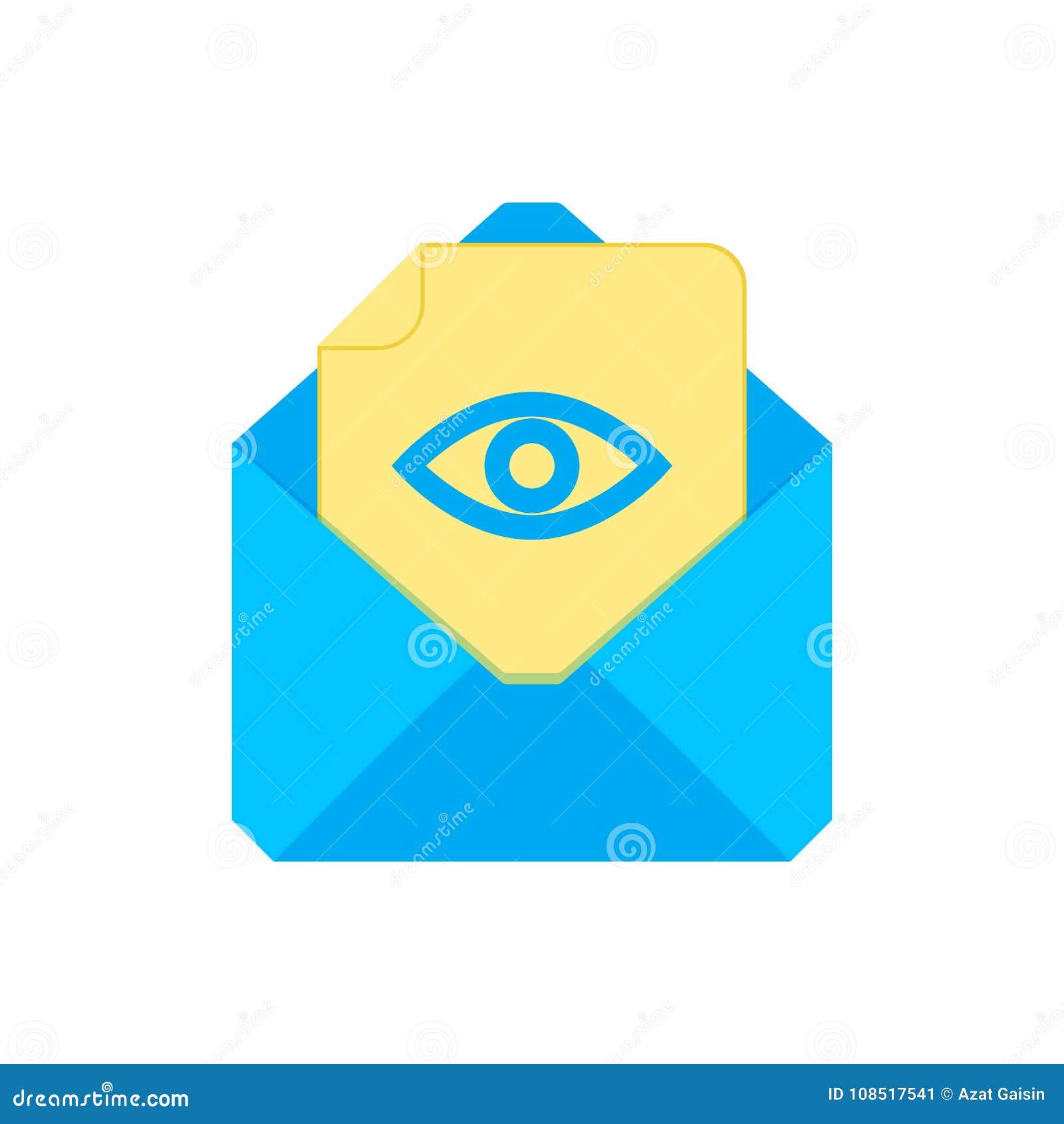 Mail Symbol. Envelope Icon. Hide Envelope Stock Vector - Illustration ...