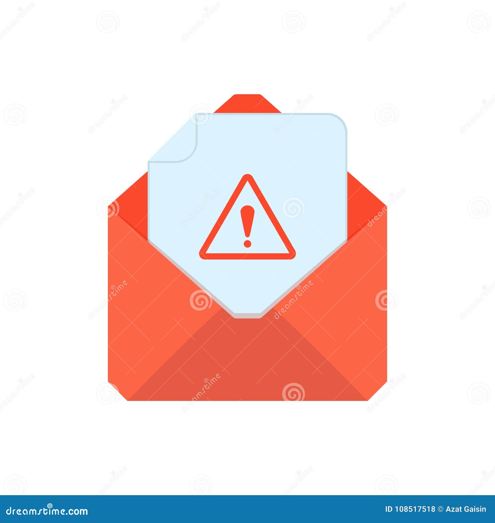 Mail Symbol. Envelope Icon. Warning Envelope Stock Vector ...