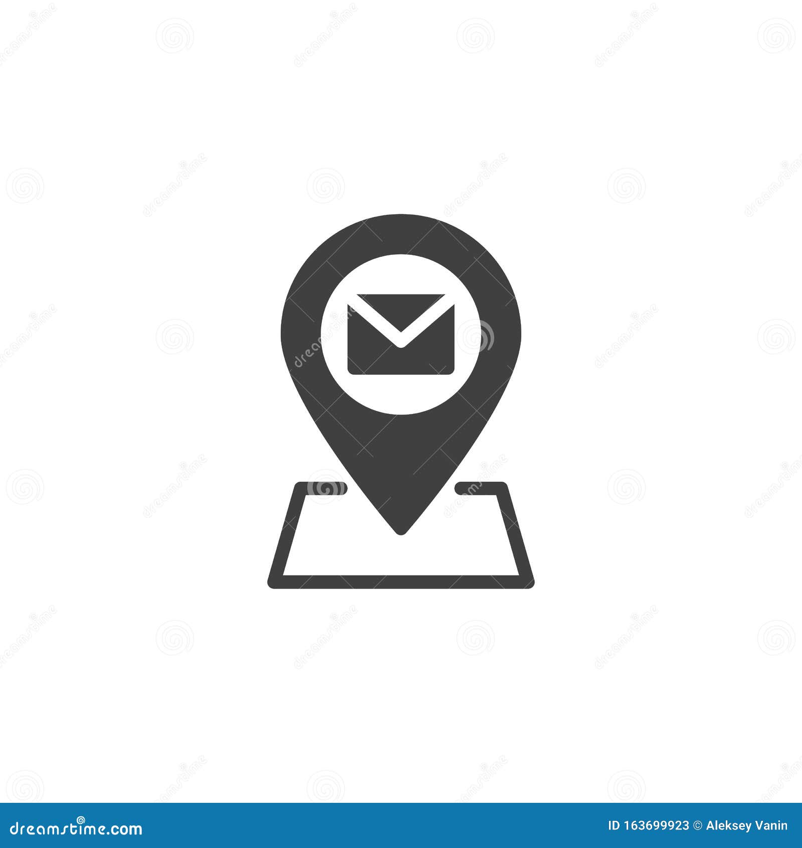 Mail tracking vector icon stock vector. Illustration of mail - 163699923