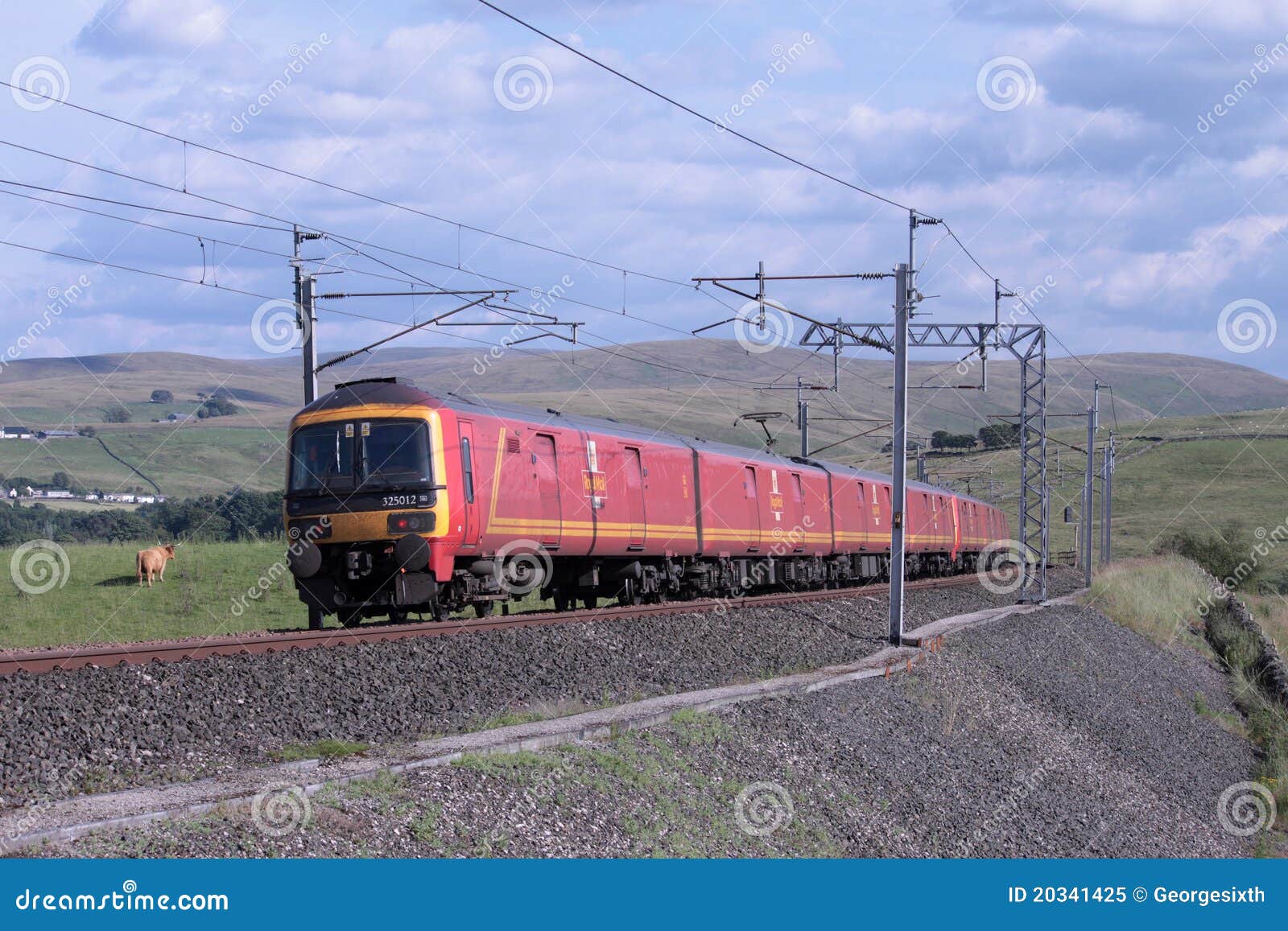Mail Train Descending Shap on West Coast Main Line Editorial Image ...