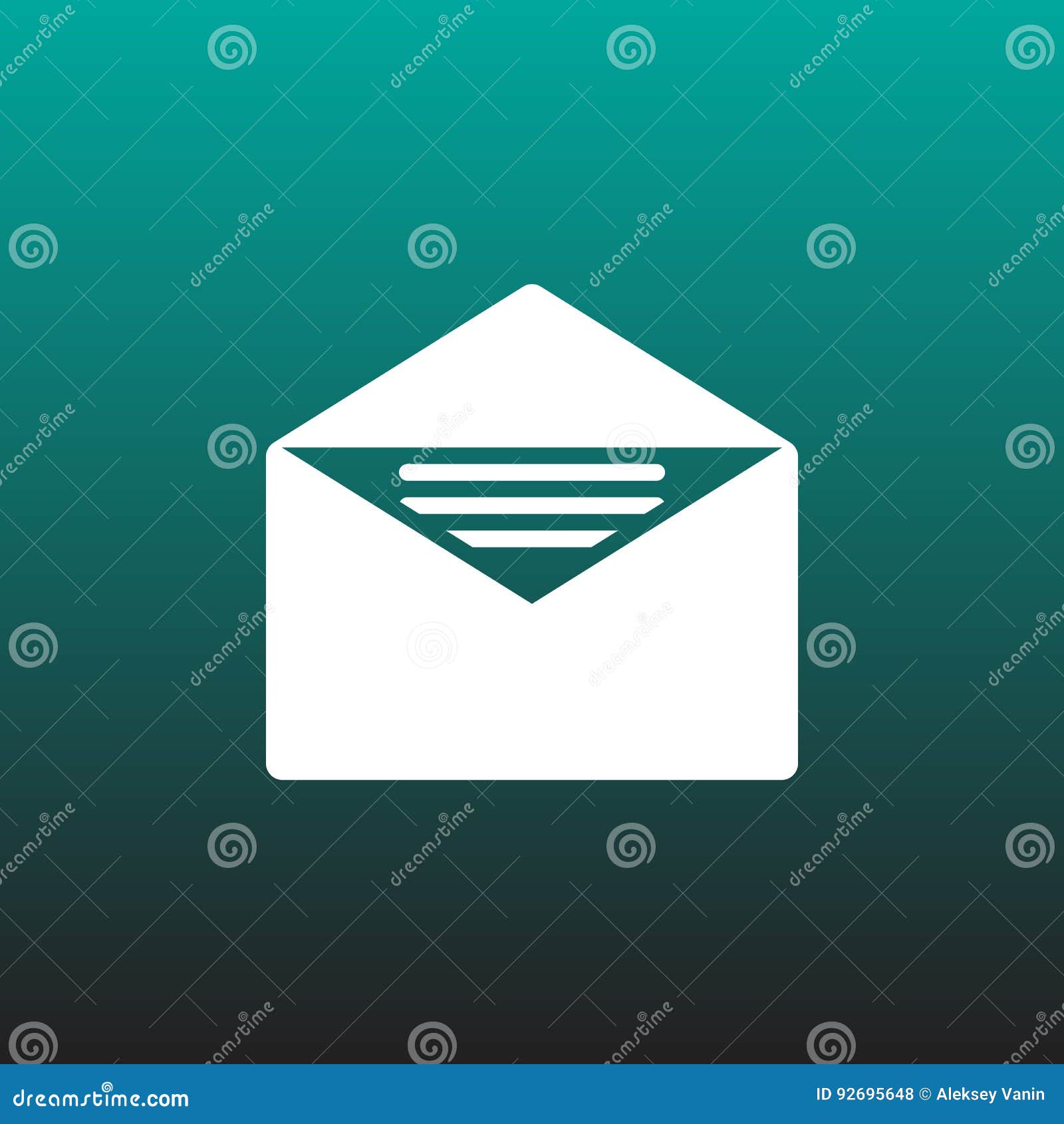Mail Vector Icon Illustration Graphic Design. Stock Vector ...