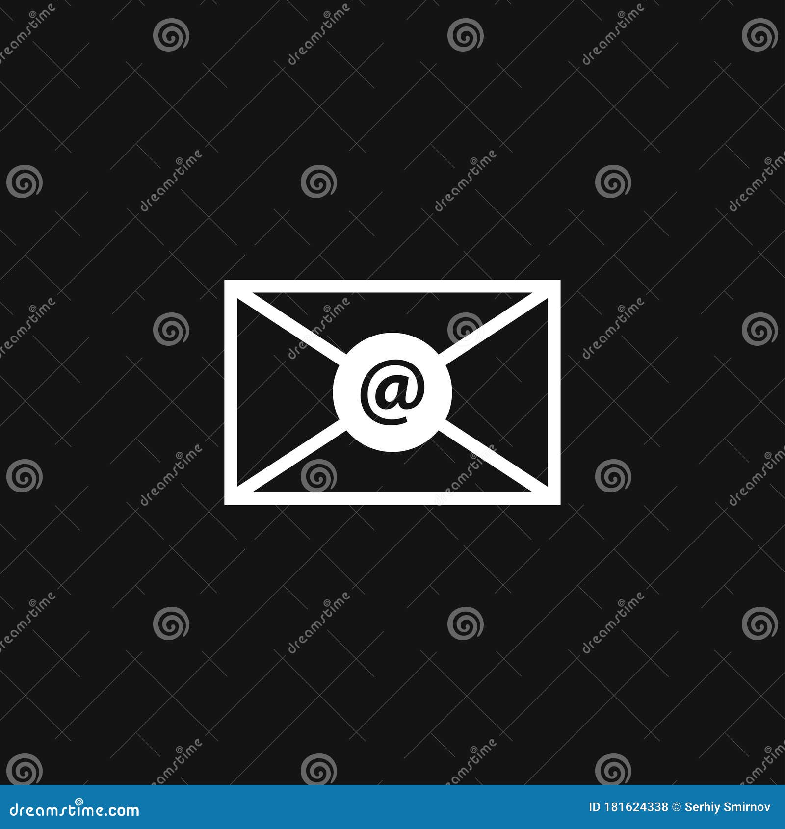 Mail Vector Icon. Illustration Isolated for Graphic and Web Design ...
