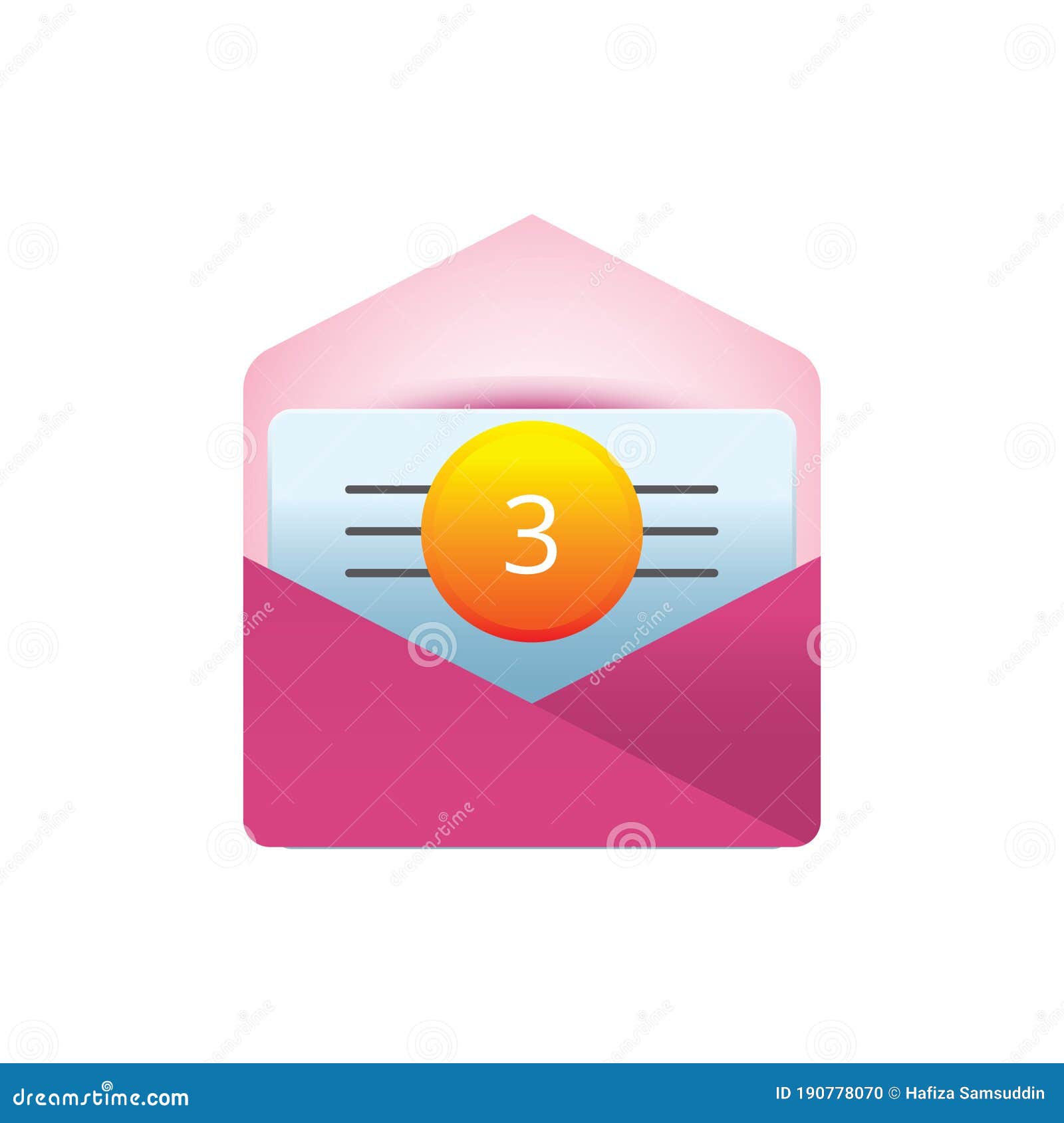 Mail. Vector Illustration Decorative Design Stock Vector - Illustration ...