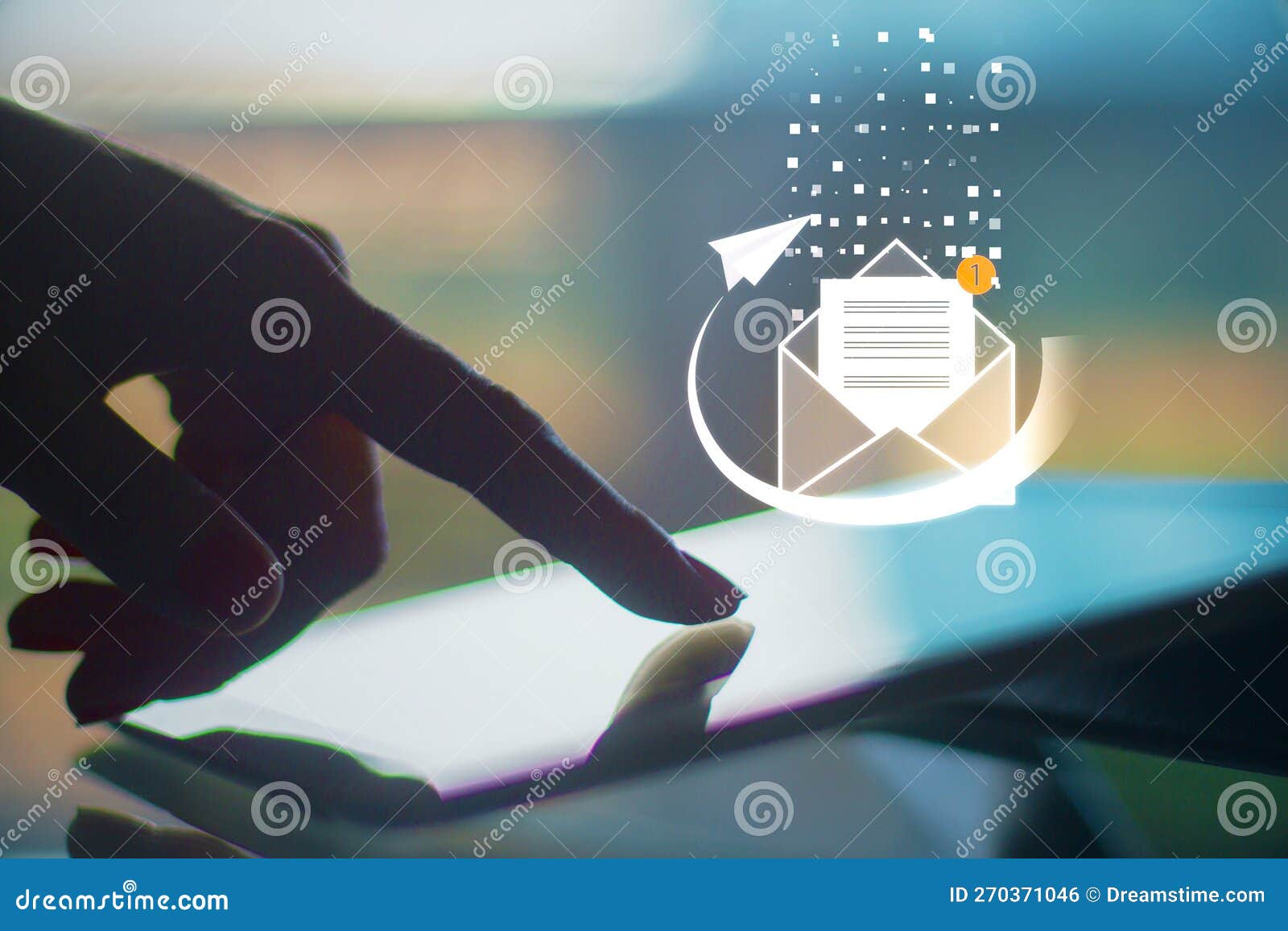 Mailbox Application, Business Communication and E-mail Concept with ...