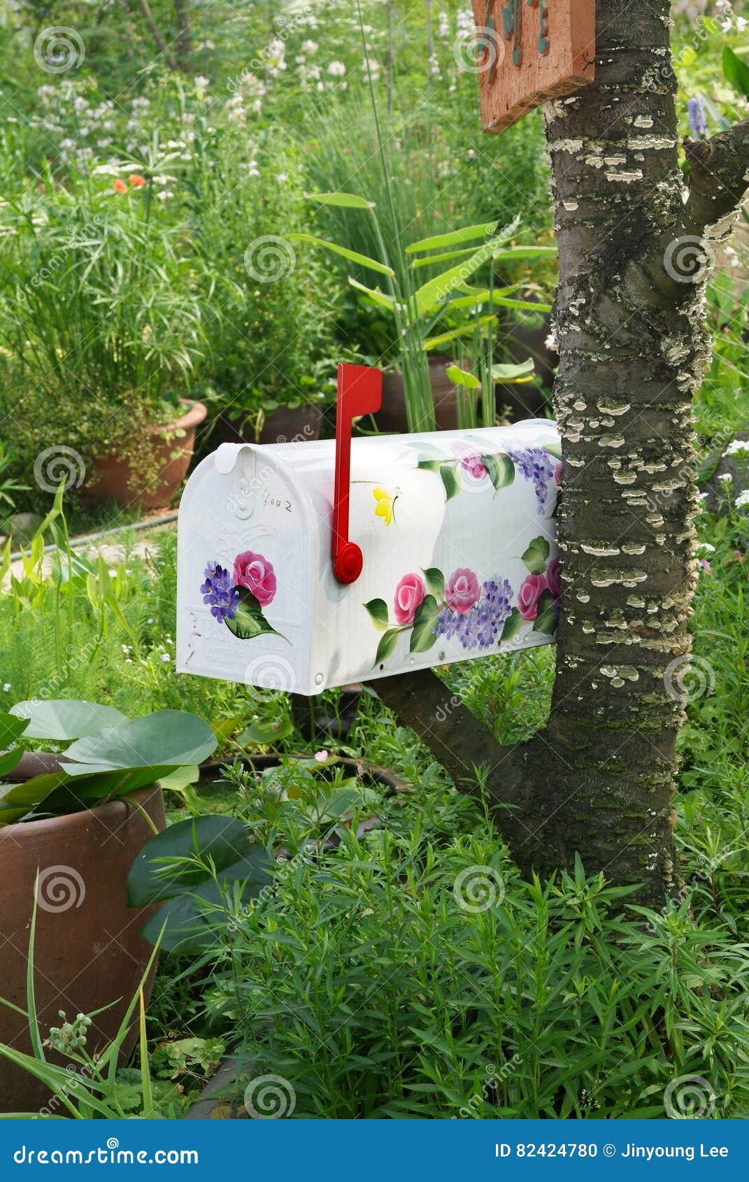 Mailbox stock photo. Image of plant, tree, mailbox, news - 82424780