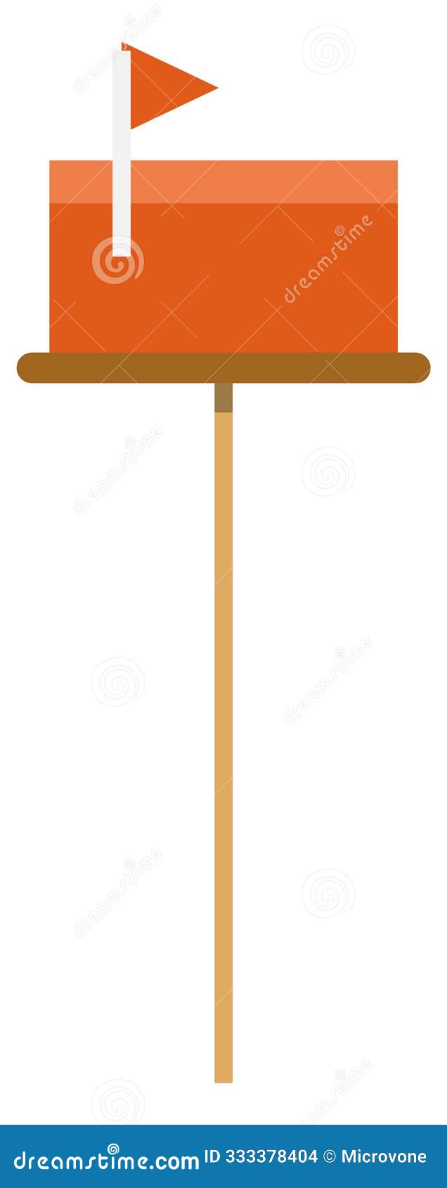 Mailbox Color Icon. Post Box or Message Letterbox Stock Illustration ...