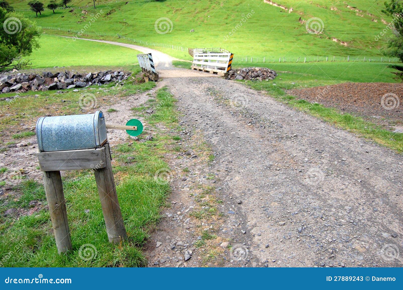 Mailbox on farm stock image. Image of mail, farm, road - 27889243