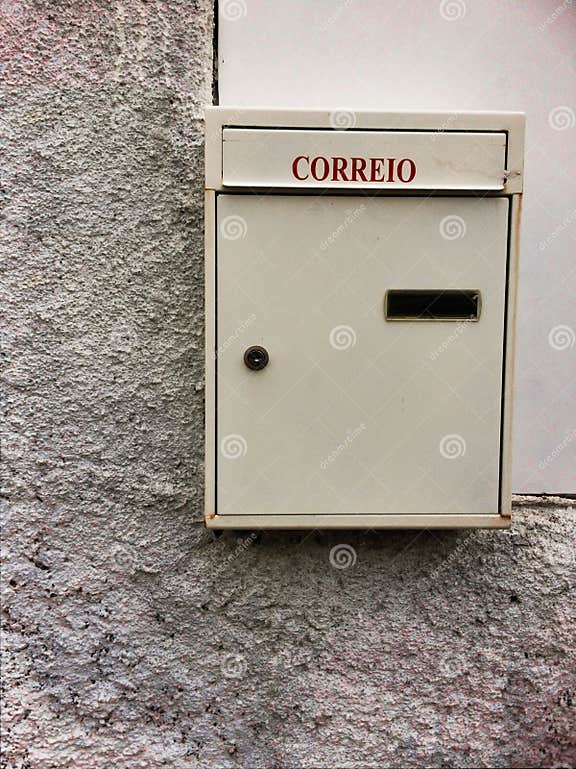 Mailbox front view stock photo. Image of postbox, city - 107299148