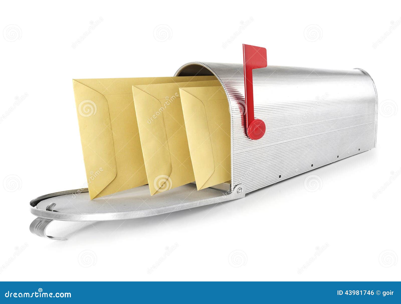 Mailbox stock photo. Image of flag, mail, mailbox, letter - 43981746