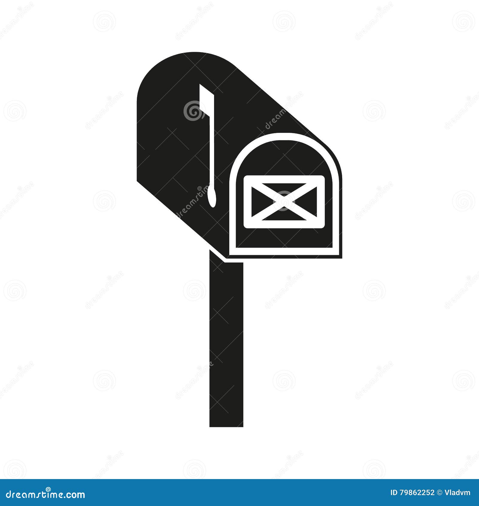 The Mailbox Icon. Mail, Postal, Post Office Symbol Stock Vector ...