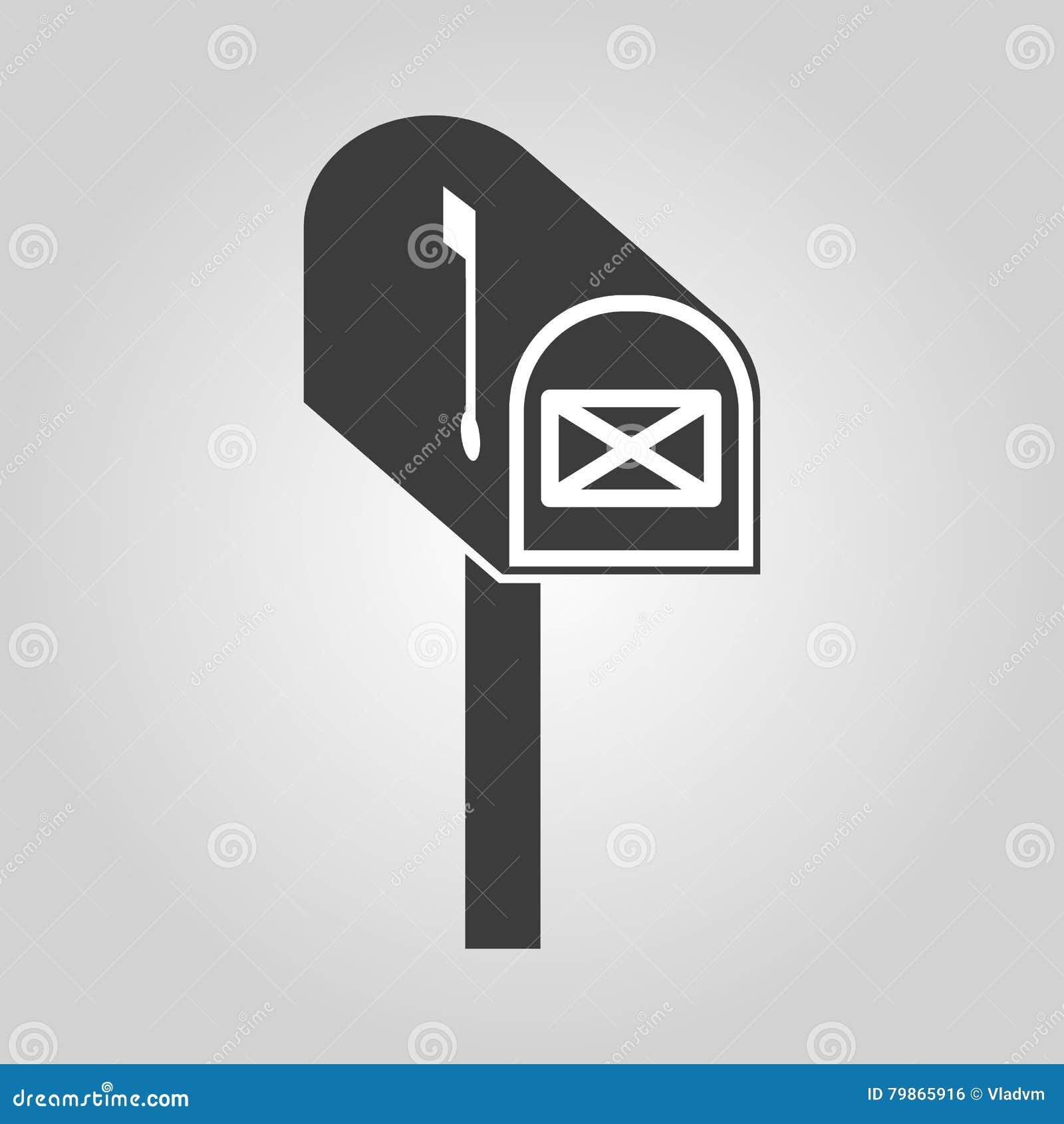 The Mailbox Icon. Mail, Postal, Post Office Symbol Stock Vector ...