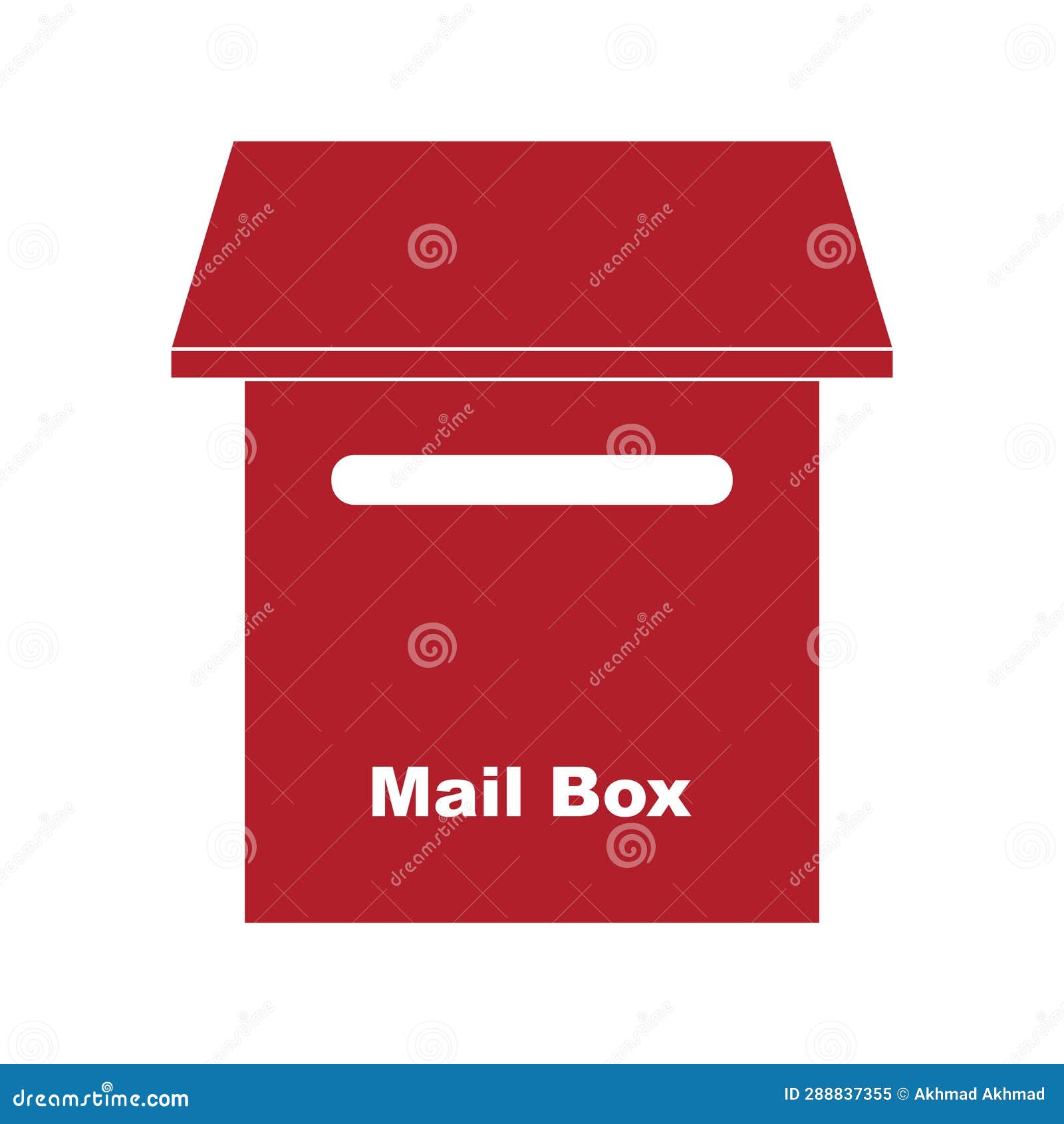 Mailbox icon stock vector. Illustration of secrecy, office - 288837355