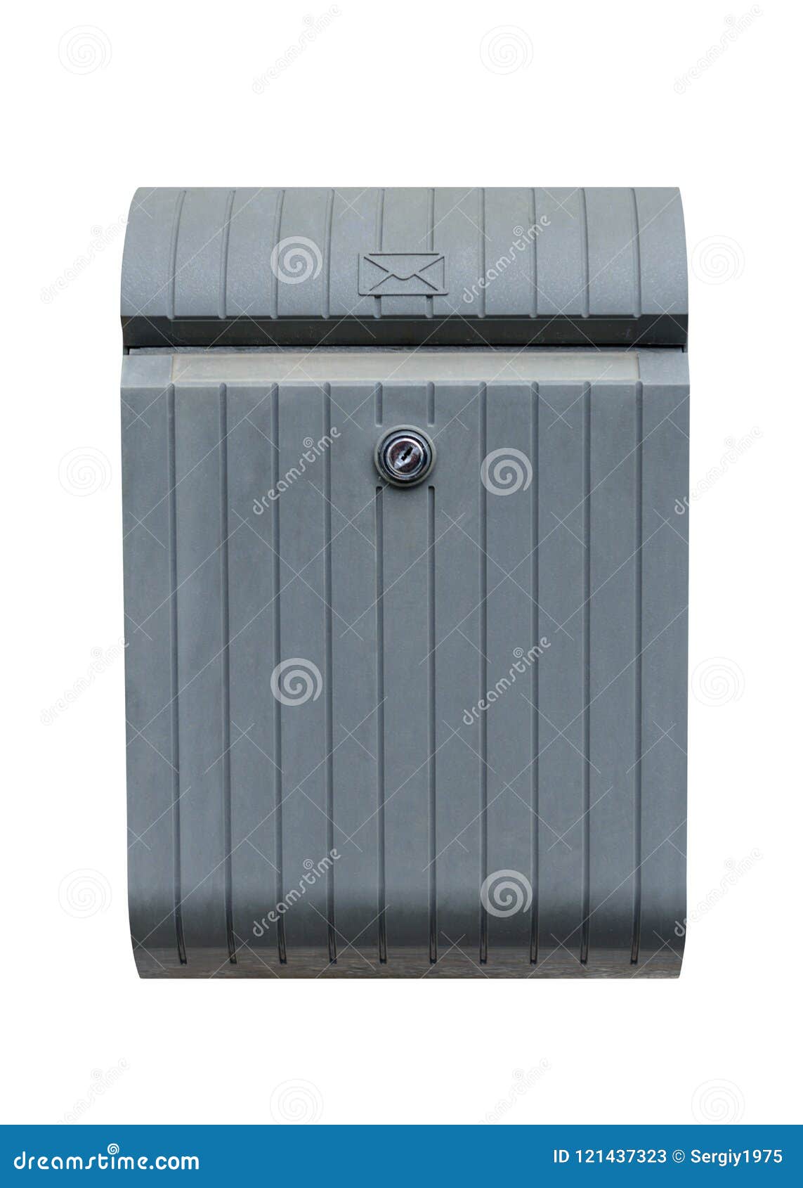 Mailbox Isolated on White Background Stock Image - Image of close ...
