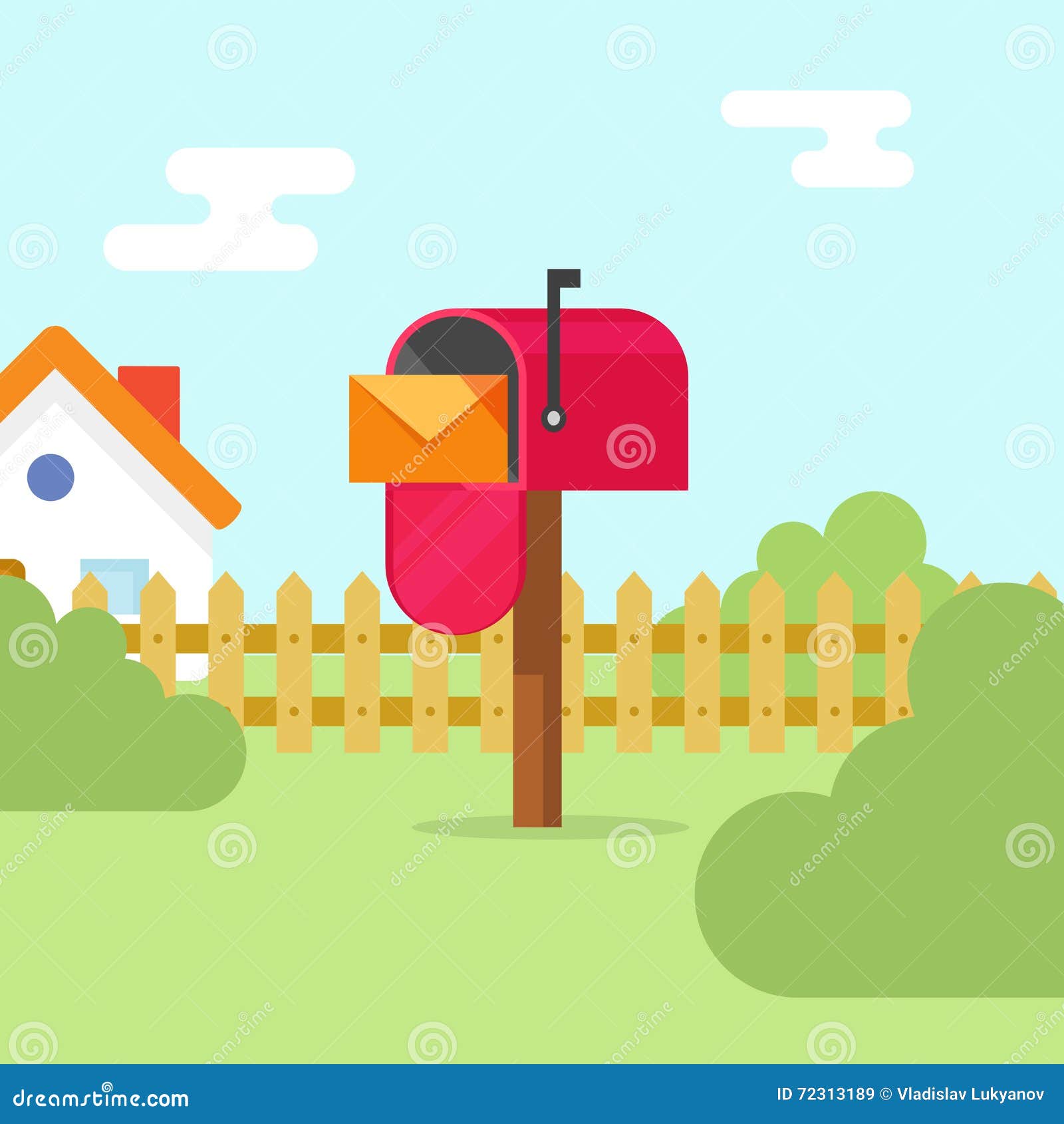 Letter In Envelope Icon Cartoon | CartoonDealer.com #88210895