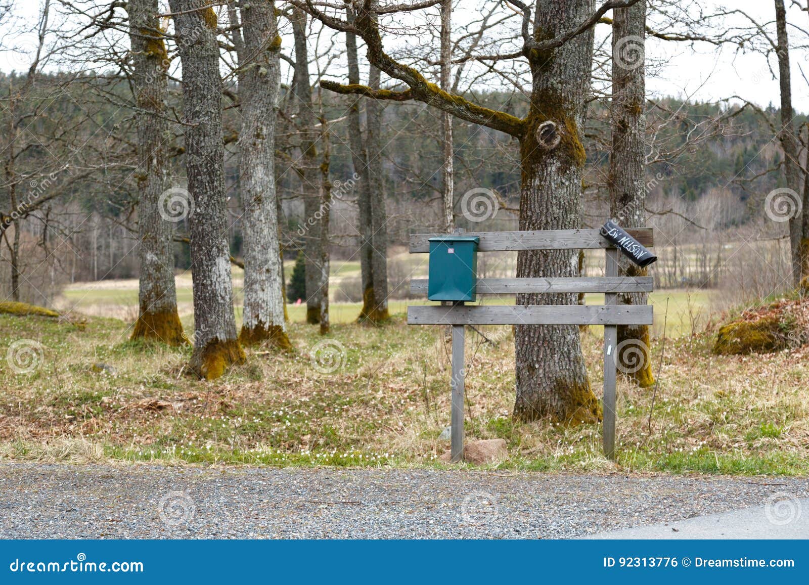 Mailbox and mailtube stock photo. Image of mail, paper - 92313776