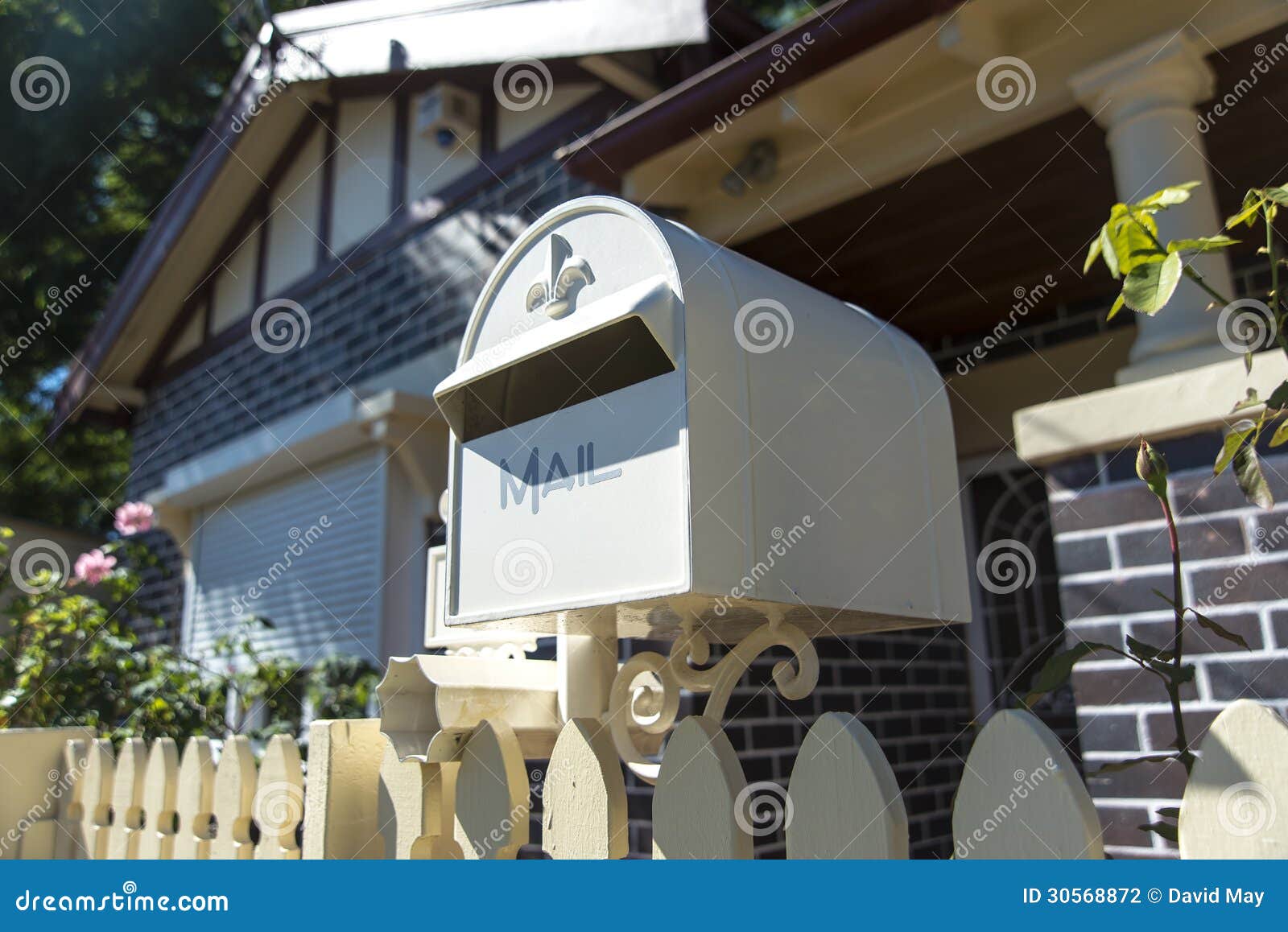 Mailbox stock photo. Image of cute, house, adult, delivery - 30568872