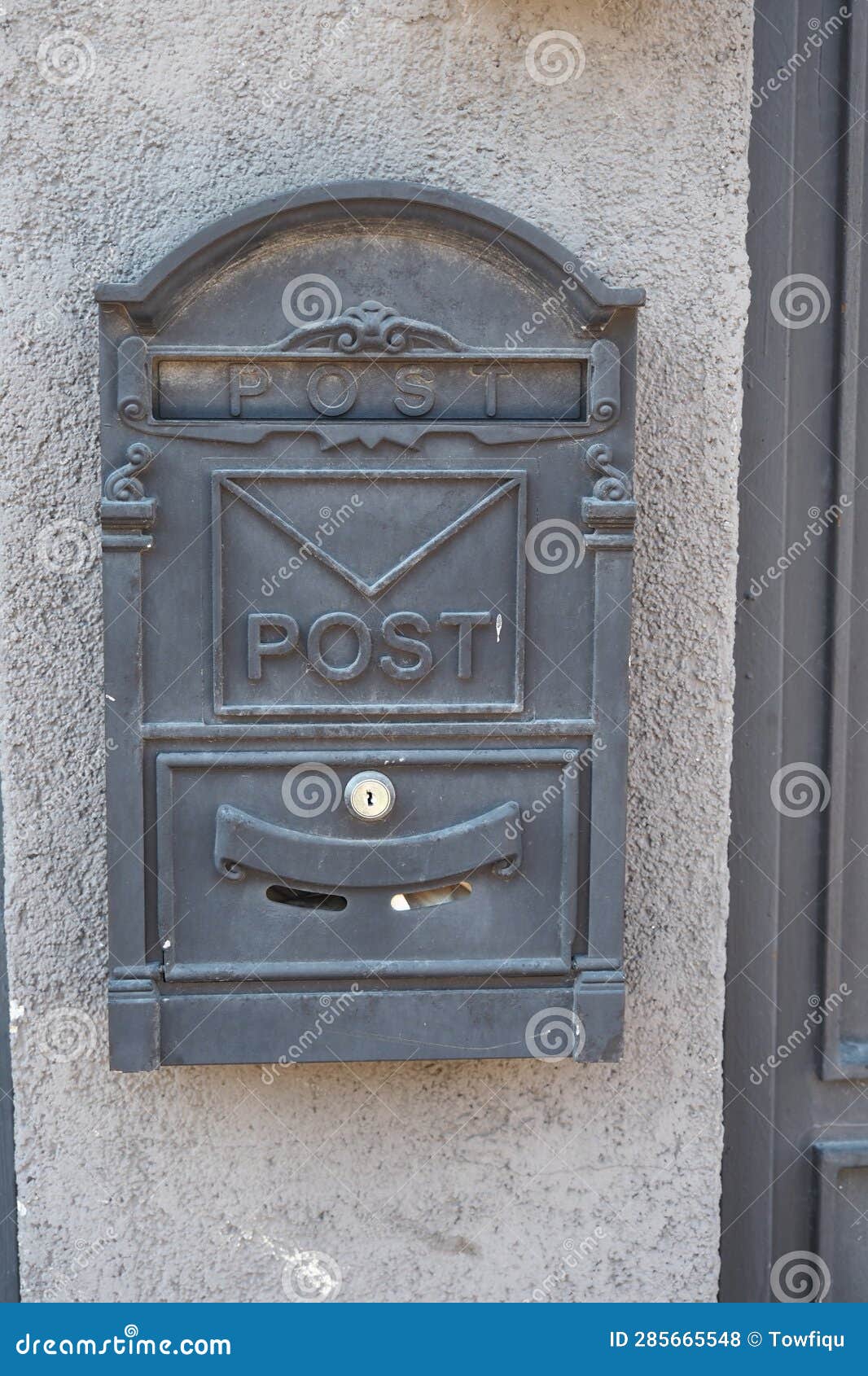 Mailbox Postbox Letter on Wall Stock Photo - Image of postbox, letter ...