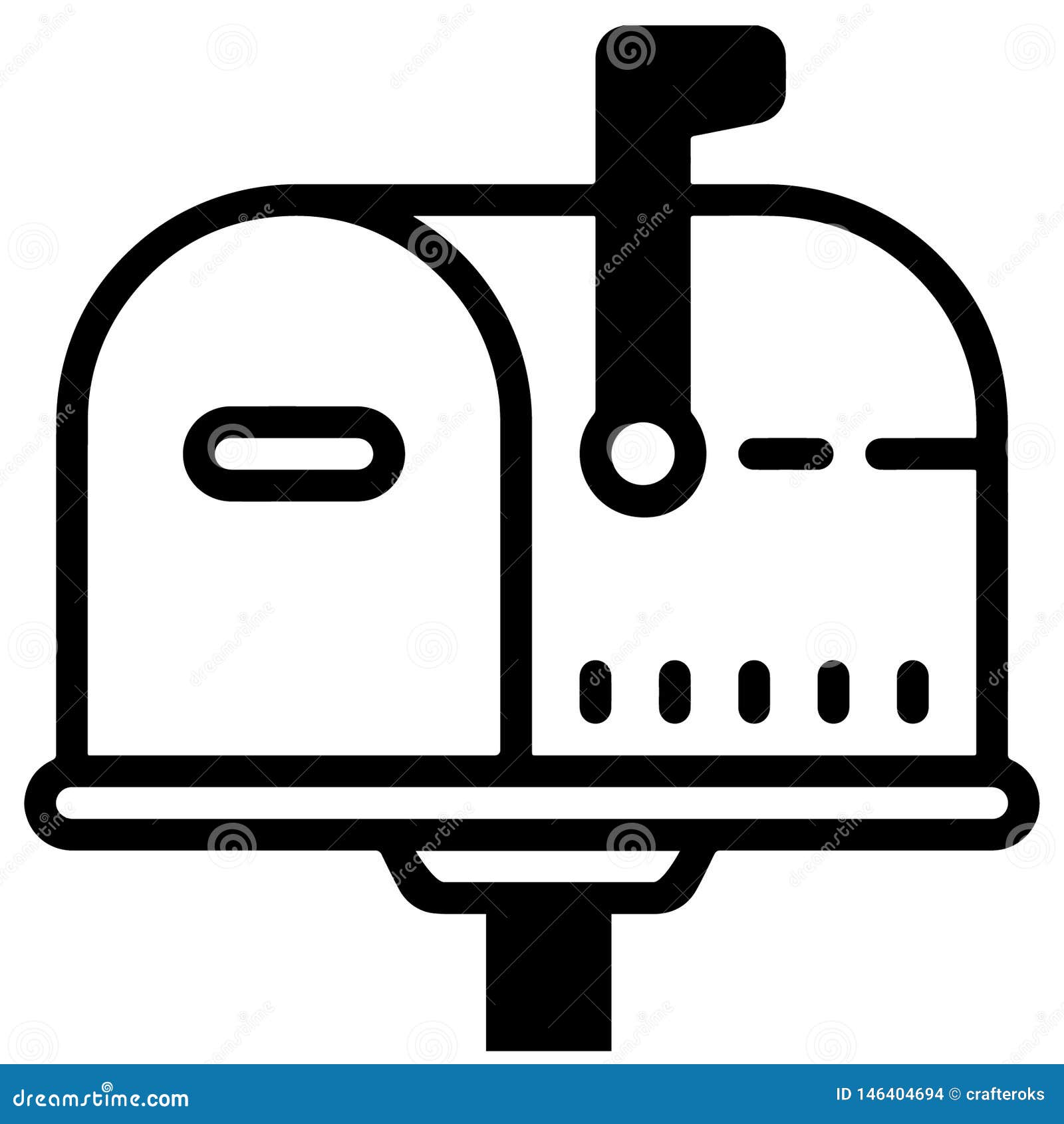 Mailbox Vector Eps Illustration by Crafteroks Stock Vector ...